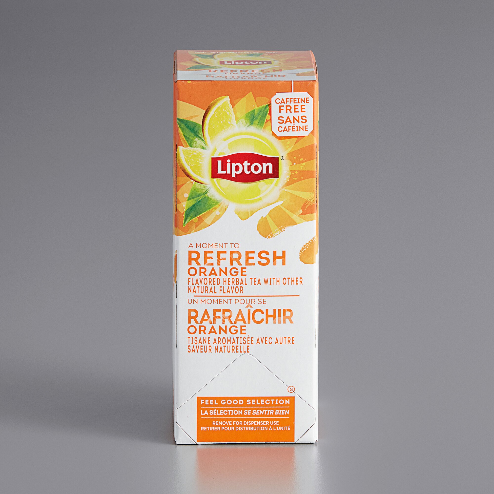 Lipton Orange Herbal Tea Bags - 28/Box