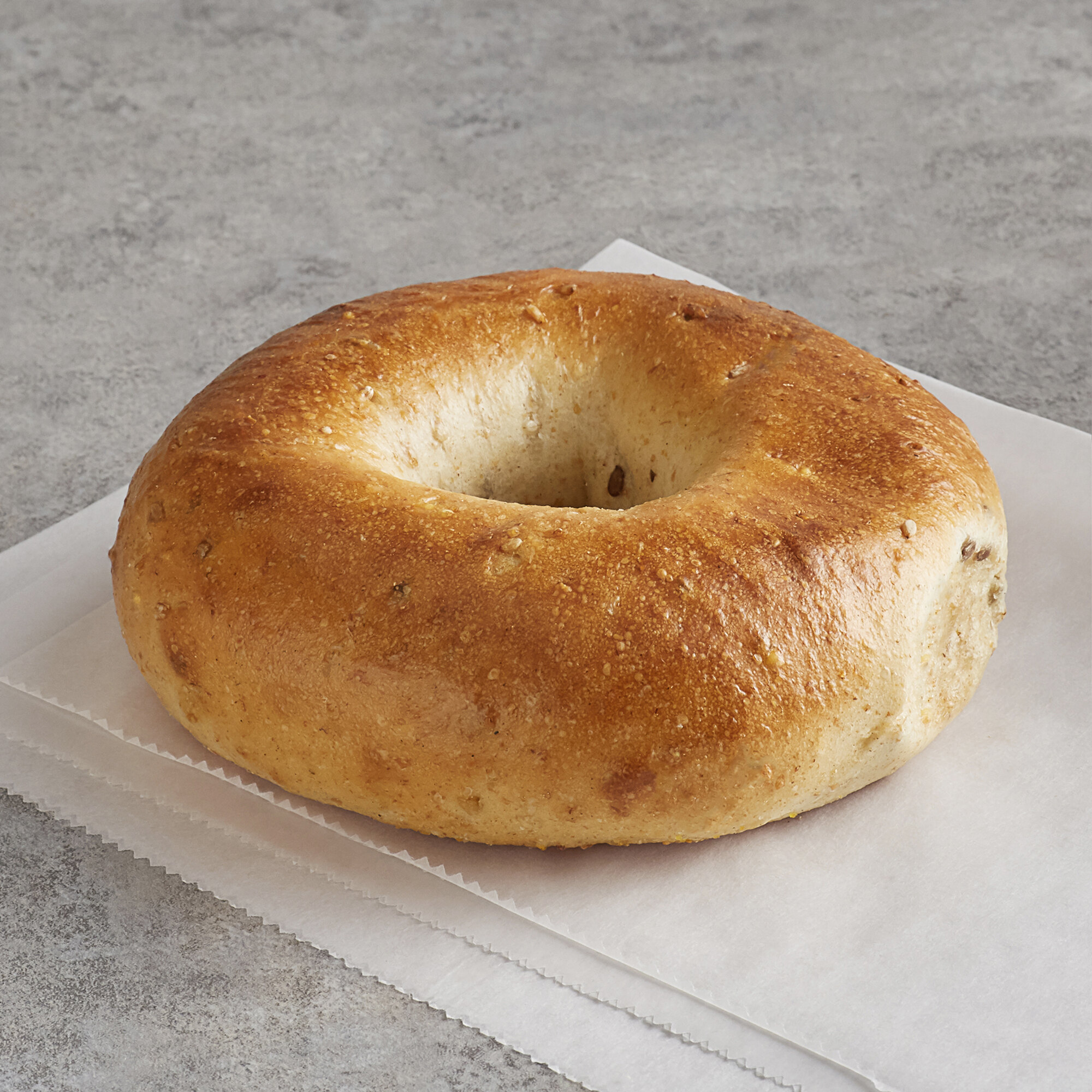 Original Bagel 4.5 oz. New York Style Ancient Grain Bagel - 75/Case