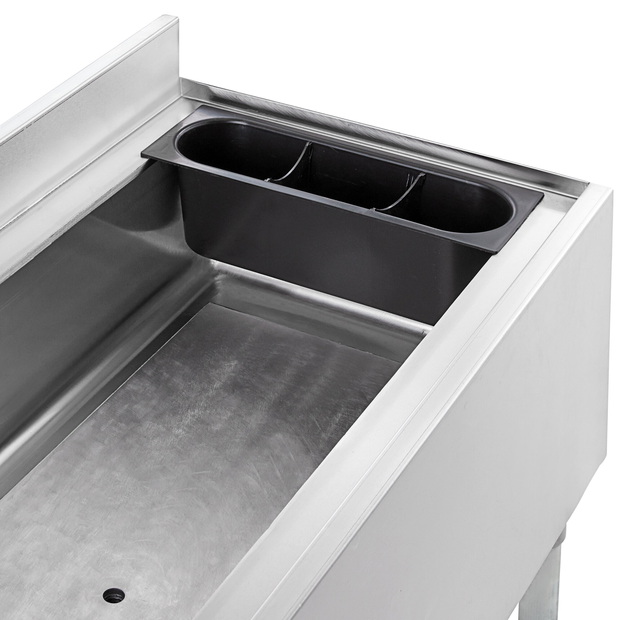 Regency 21" x 48" Underbar Ice Bin with 10 Circuit Post-Mix Cold Plate ...