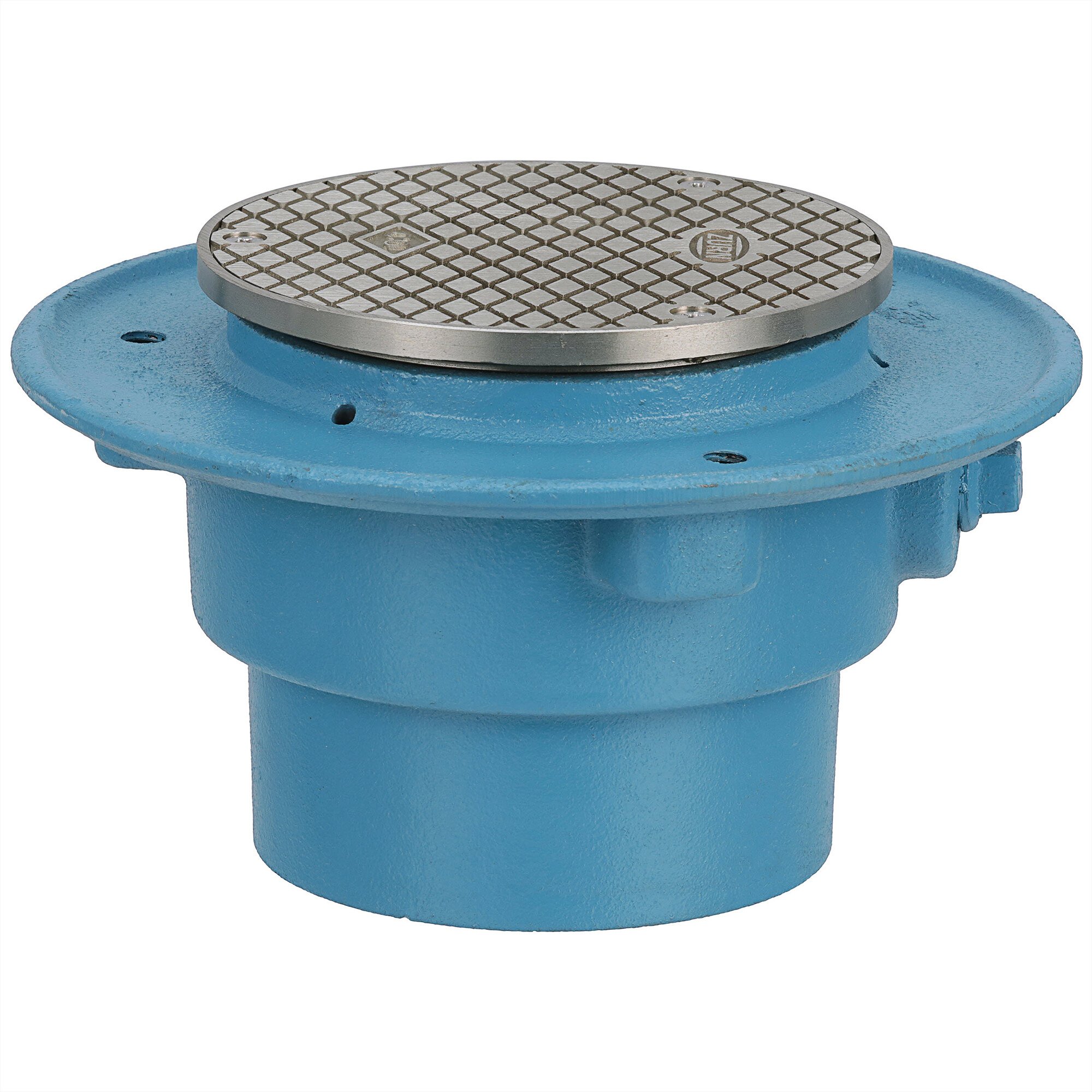Zurn CO2500-NH4 5 3/16" Round Cast Iron Floor Drain Access / Cleanout ...