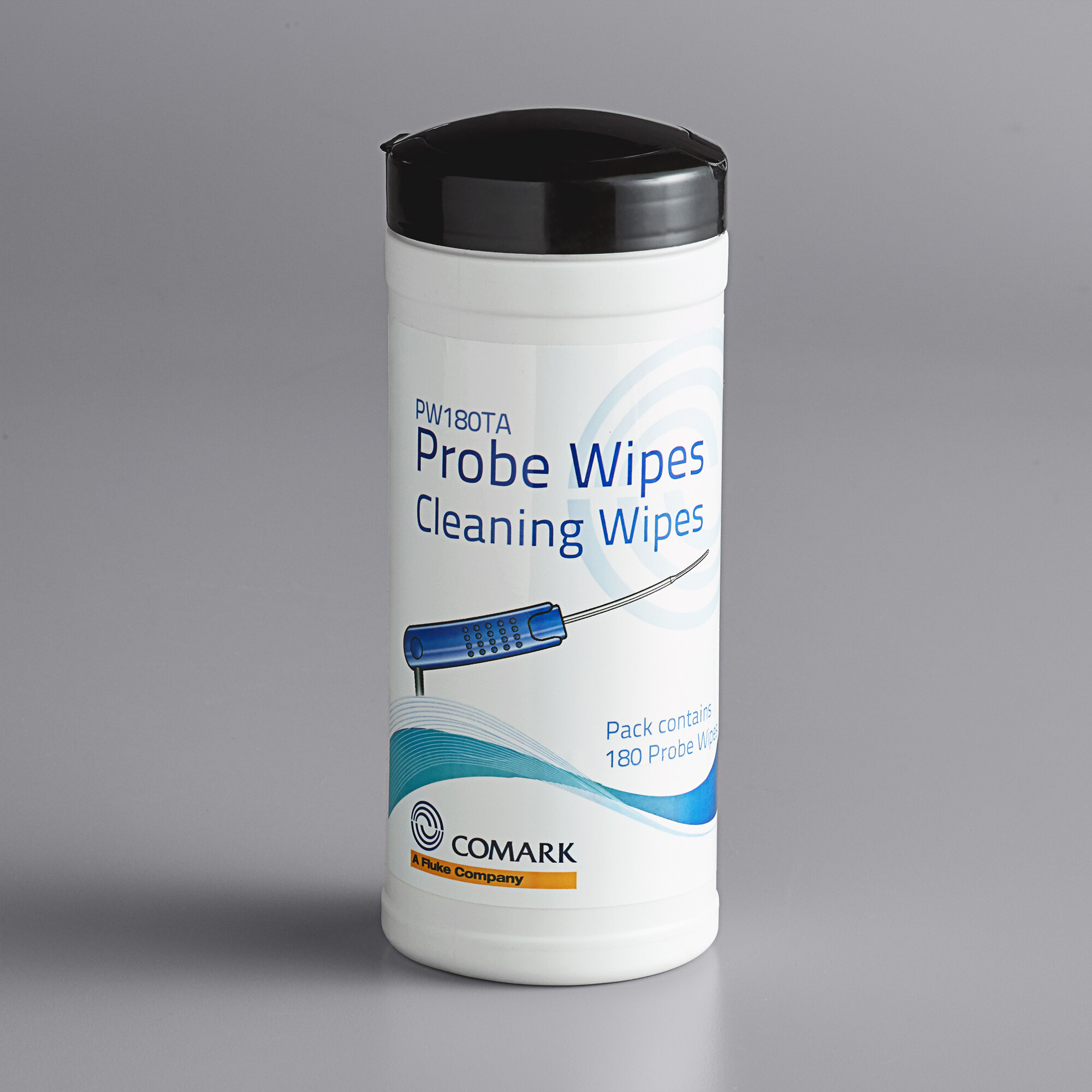 Comark PW180TA Anti-Bacterial Thermometer Probe Wipes - 180/Pack