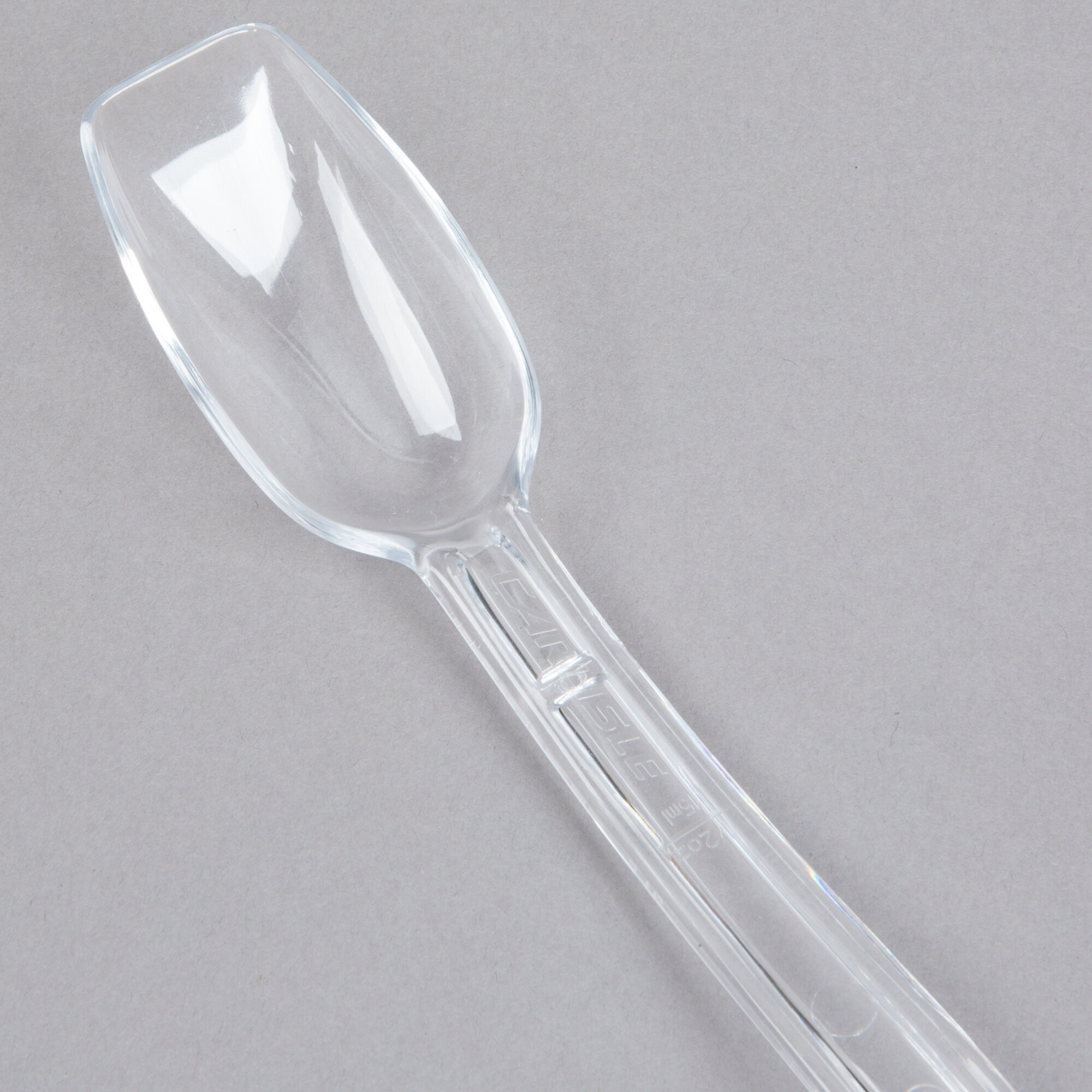 0.5 oz. Clear Topping Dispenser Spoon - 8"