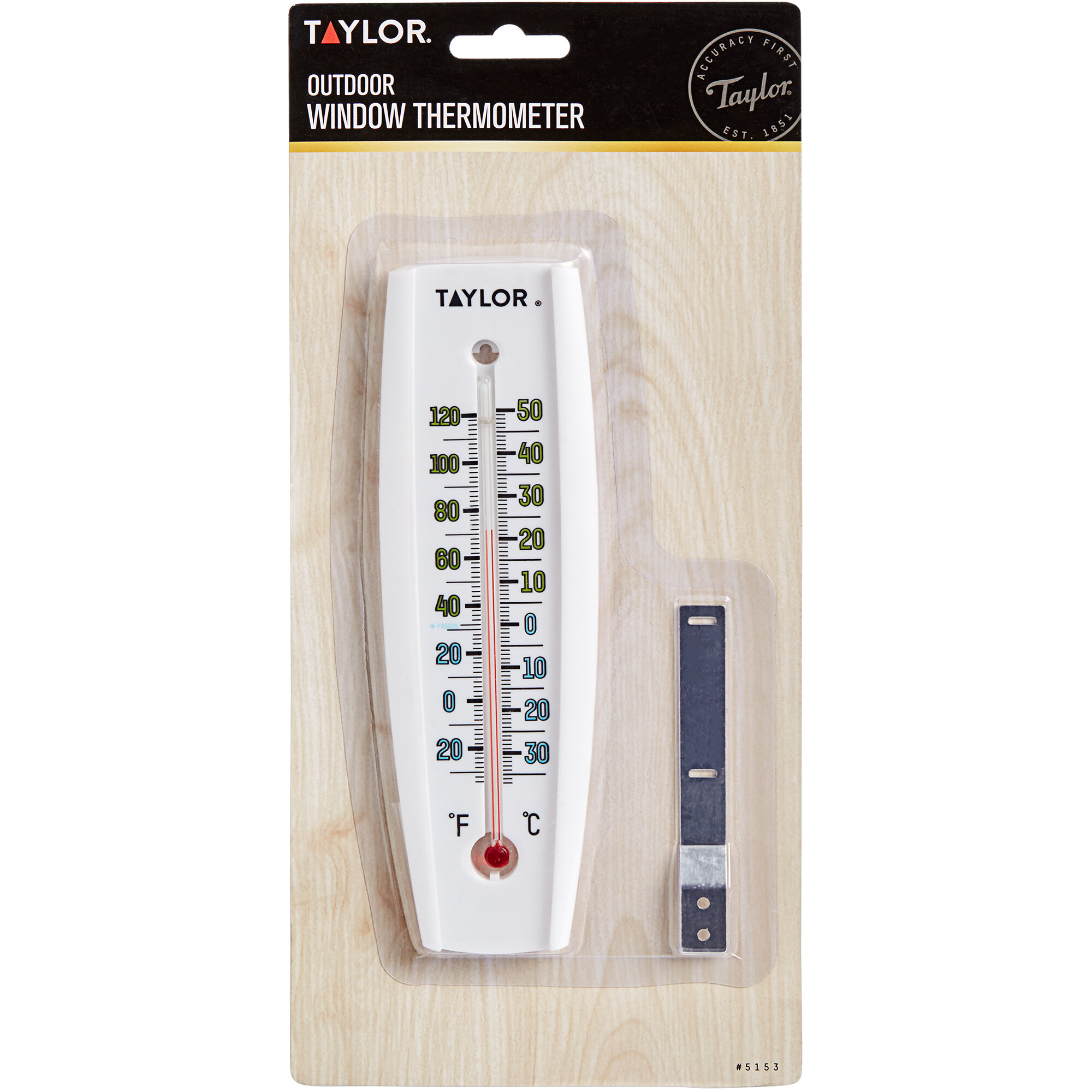 Taylor 5153 7 5/8" Outdoor Window Thermometer