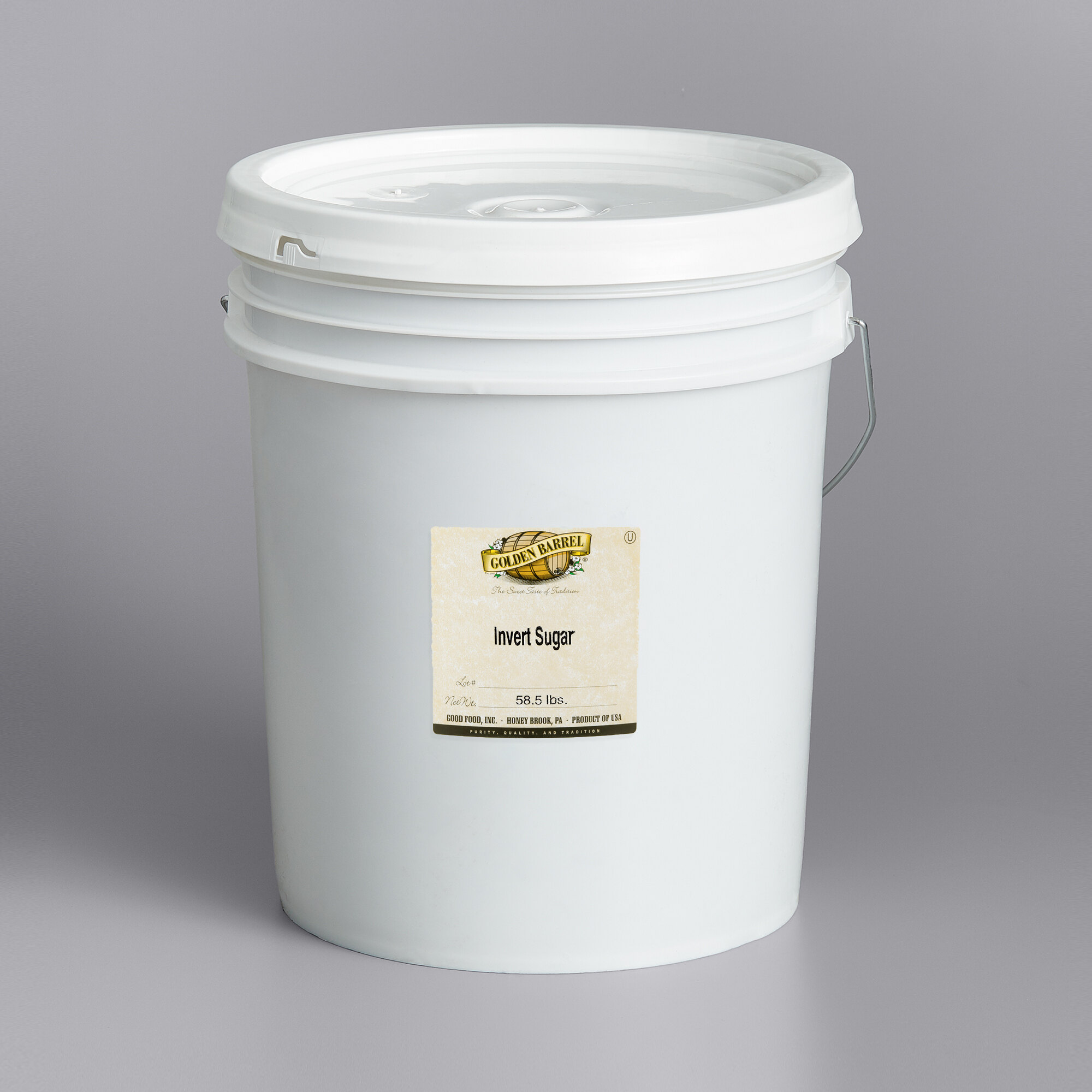 Golden Barrel Medium Invert Sugar Pail (5 Gallon)