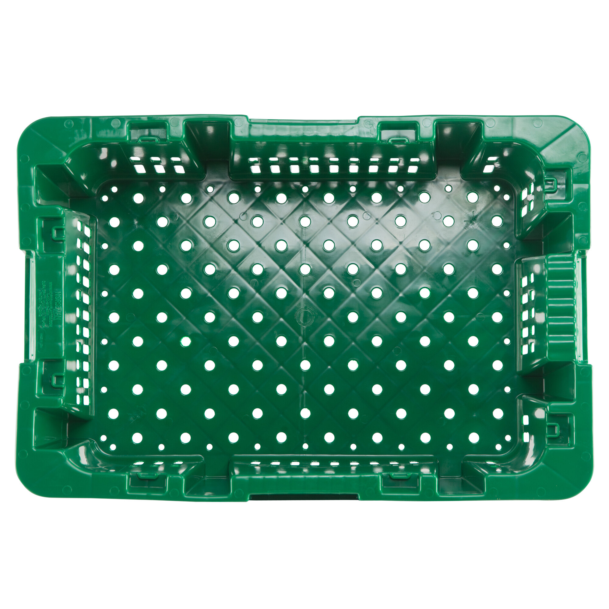 Orbis NPL654B Stack-N-Nest 23 15/16" x 16" x 8 13/16" Green ...