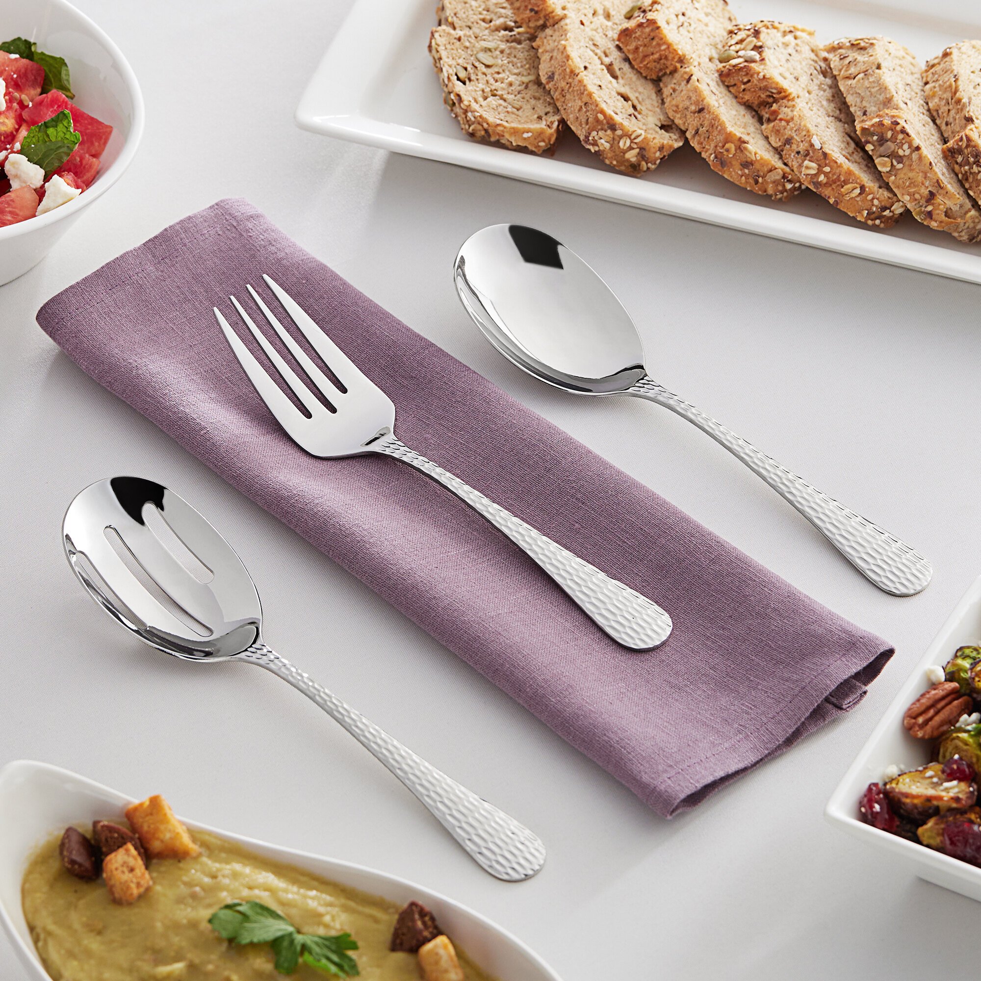 Acopa Industry 3-Piece 18/8 Stainless Steel Heavy Weight Serving ...
