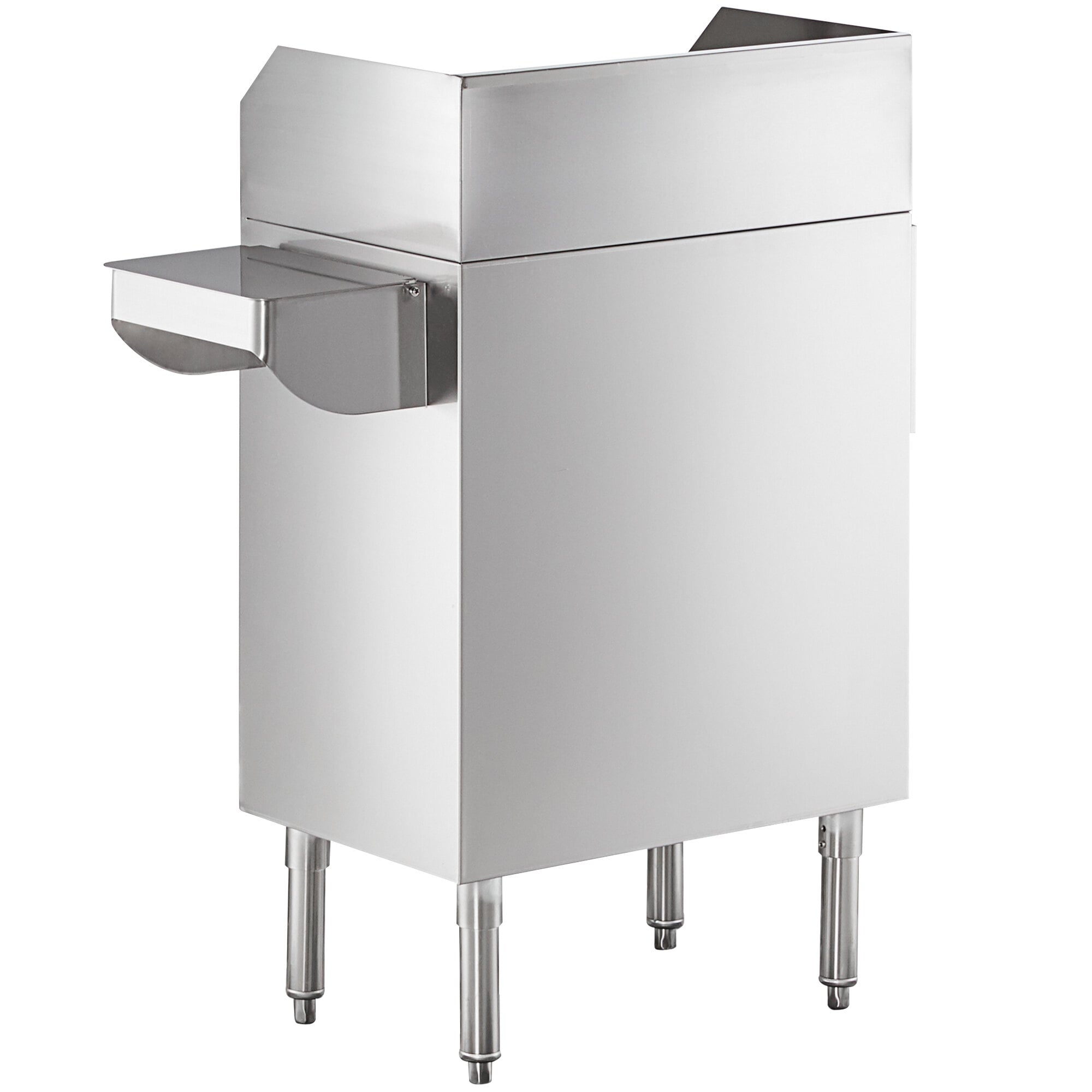 Regency 24" Stainless Steel Bussing / Waitress Station with Pan Holder