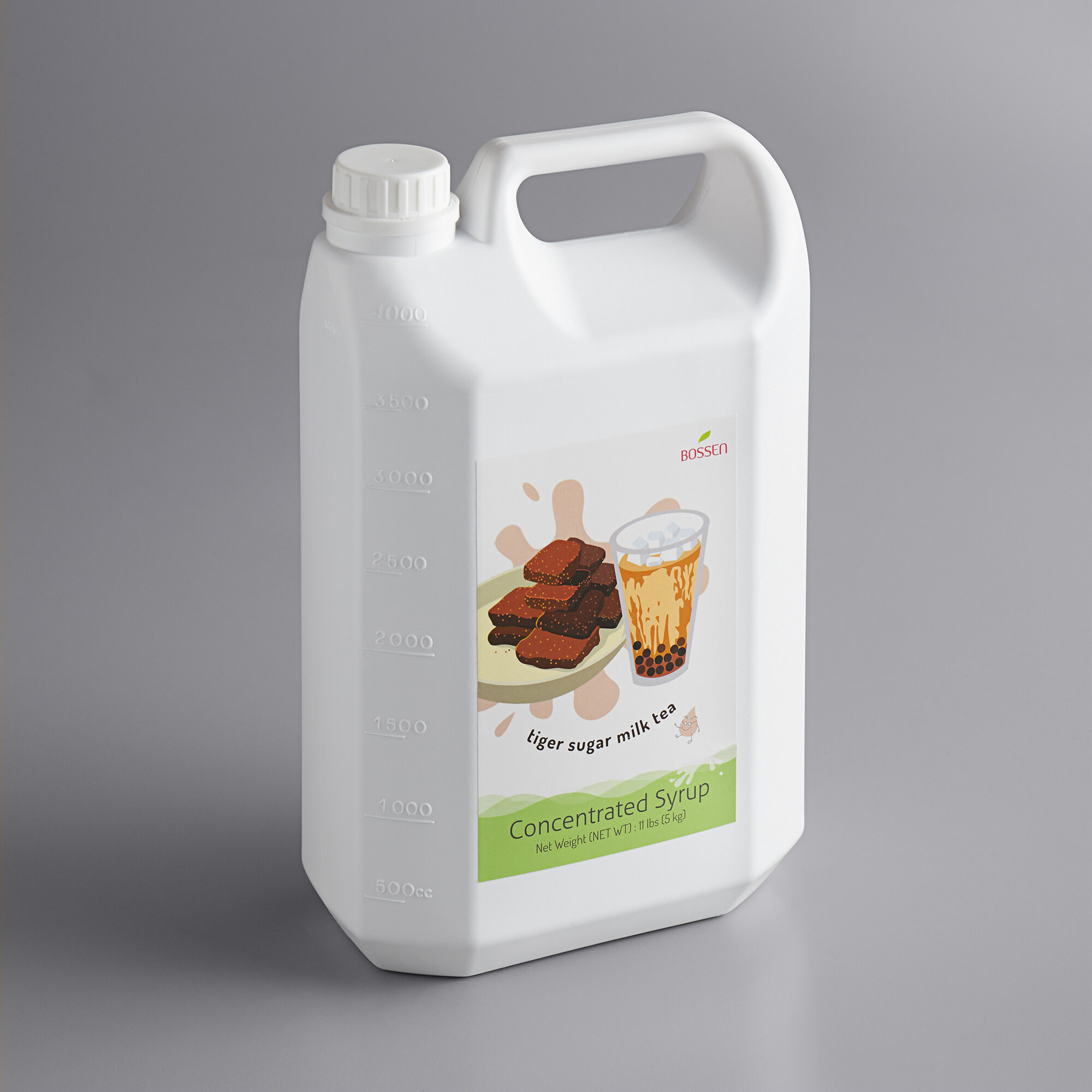 Bossen Tiger Sugar Milk Tea Concentrated Syrup - Bulk 11.2 lb. Container
