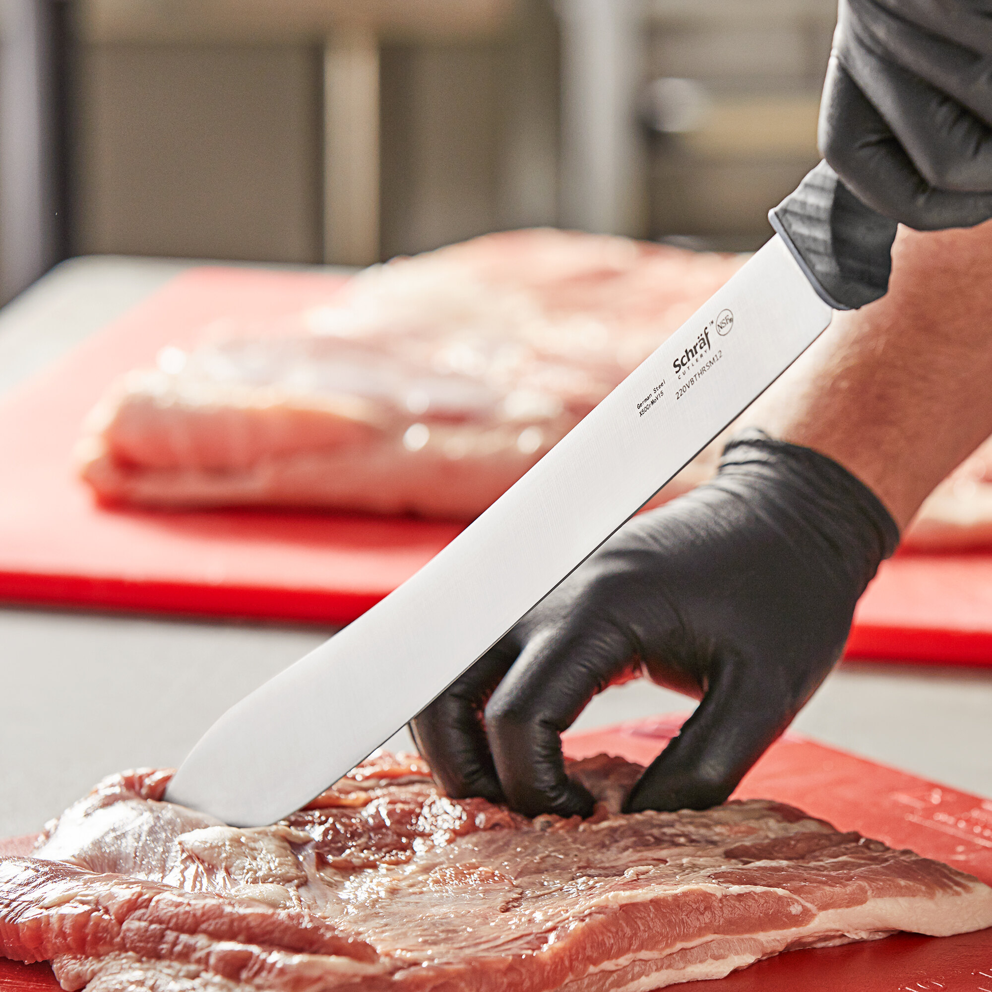 Schraf™ 12" Butcher Knife with TPRgrip Handle