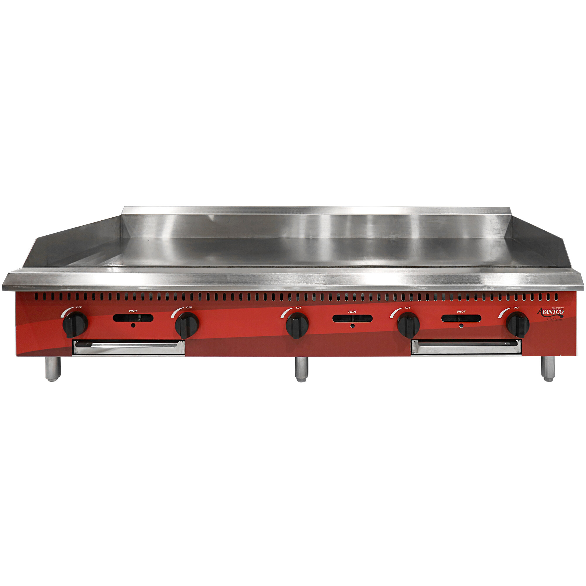 Avantco Chef Series CAG60MG 60" Countertop Gas Griddle with Manual ...