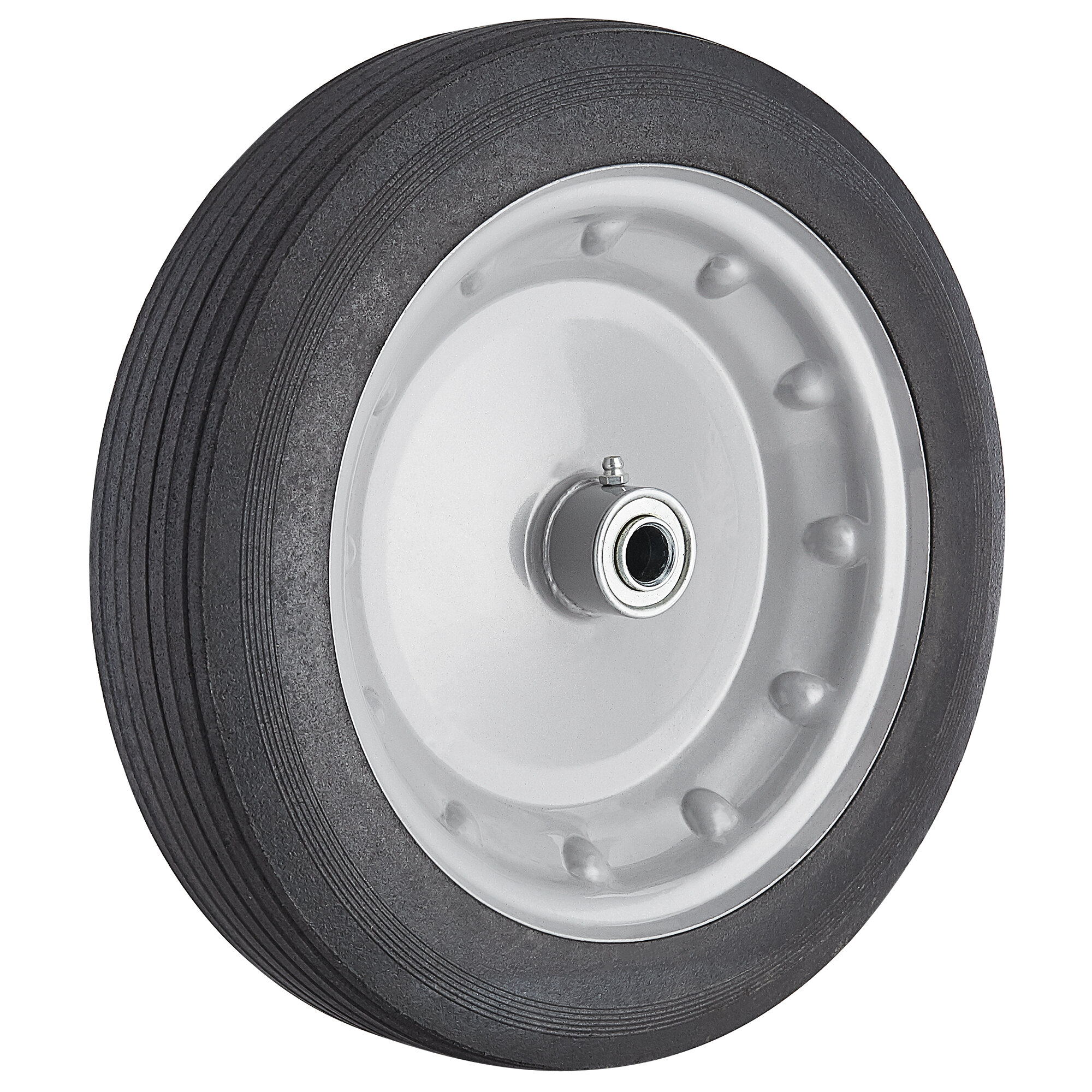 Lavex Industrial 12" x 3" Metal Hub Wheel for Tilt Trucks