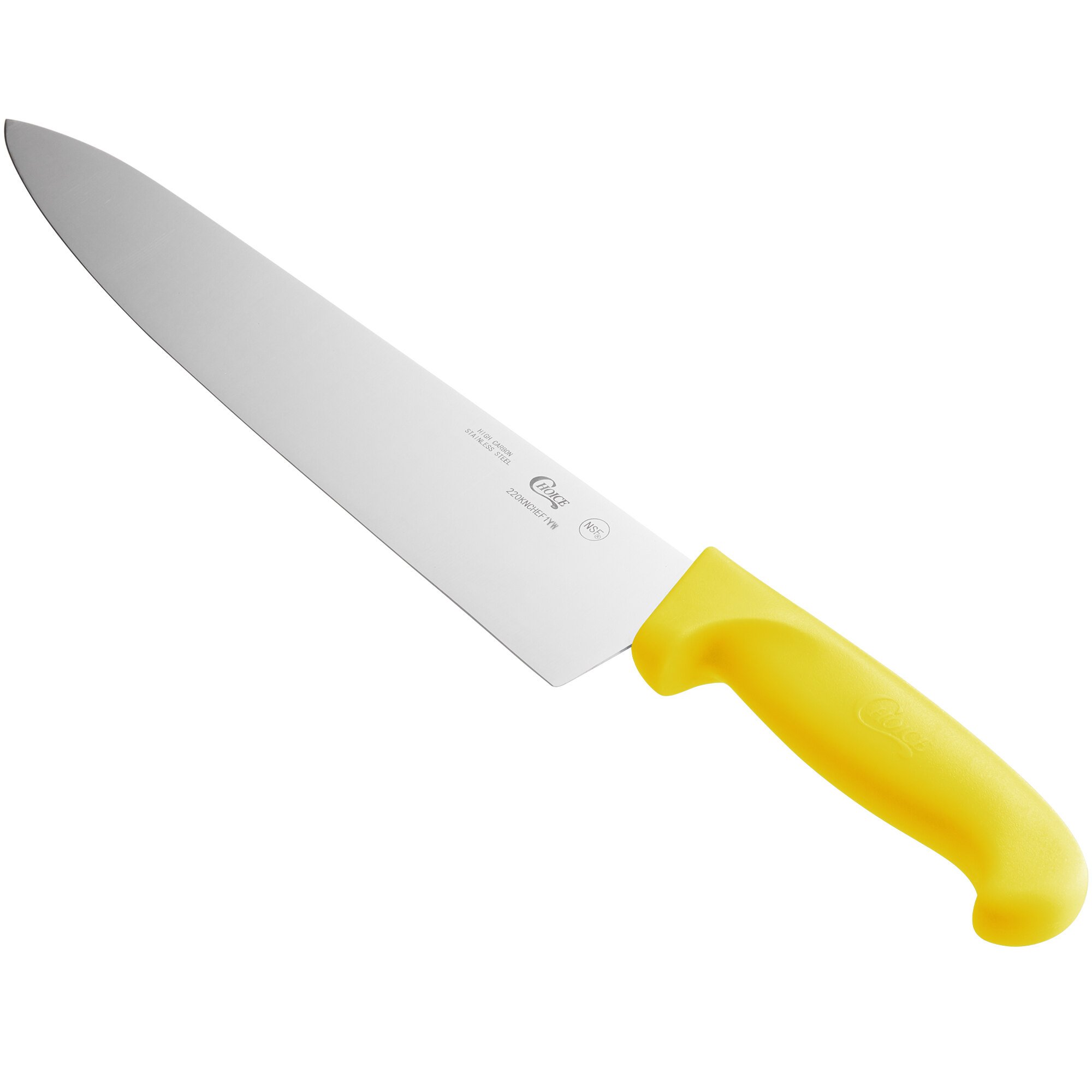 Choice 10" Chef Knife with Yellow Handle