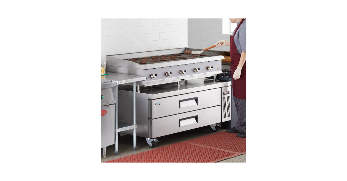 Cooking Performance Group CBR60-NG(CPG) 60" Gas Radiant Charbroiler and ...
