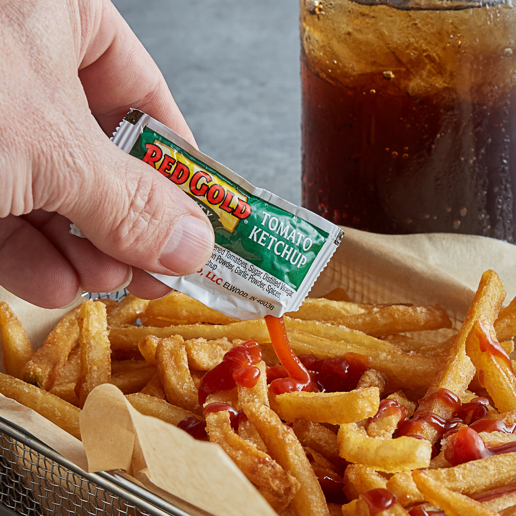 Red Gold Ketchup Packets (All Natural) - 1000/Case