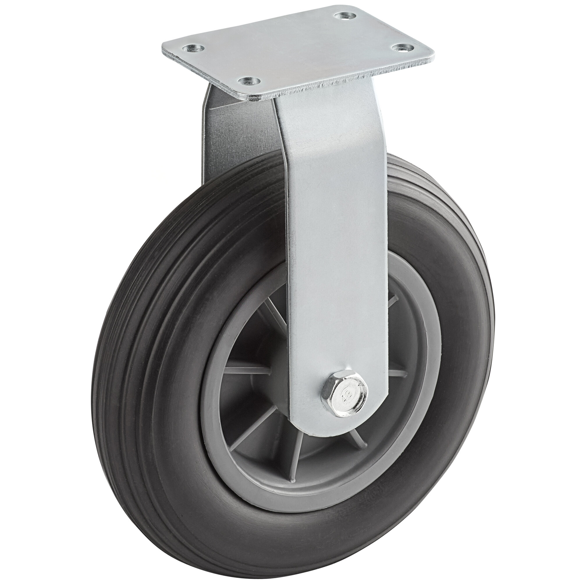 Lavex Industrial 8" Rigid Oversized Caster for Utility Carts