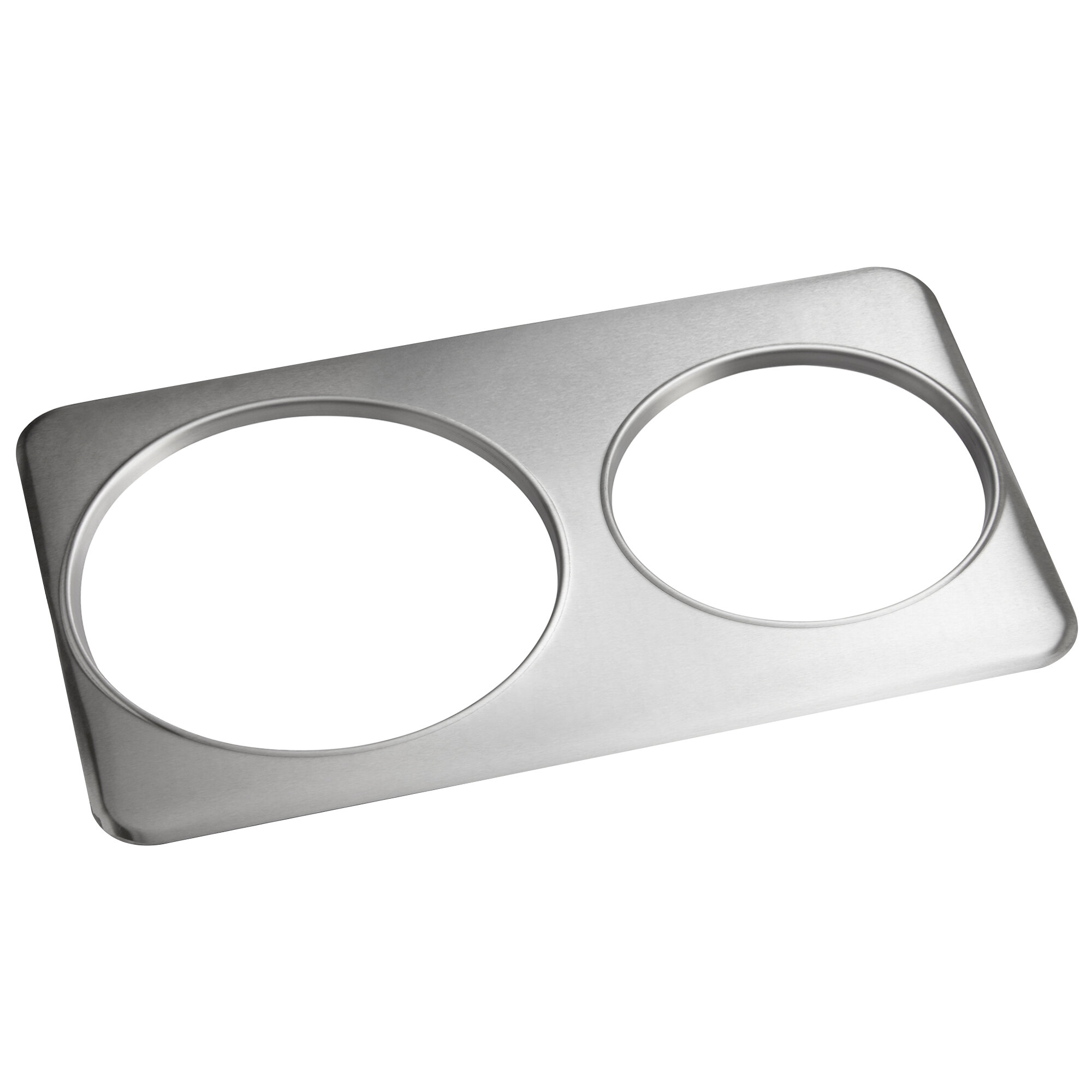 Choice 2 Hole Steam Table Adapter Plate with 8 3/8" and 10 3/8" Holes ...