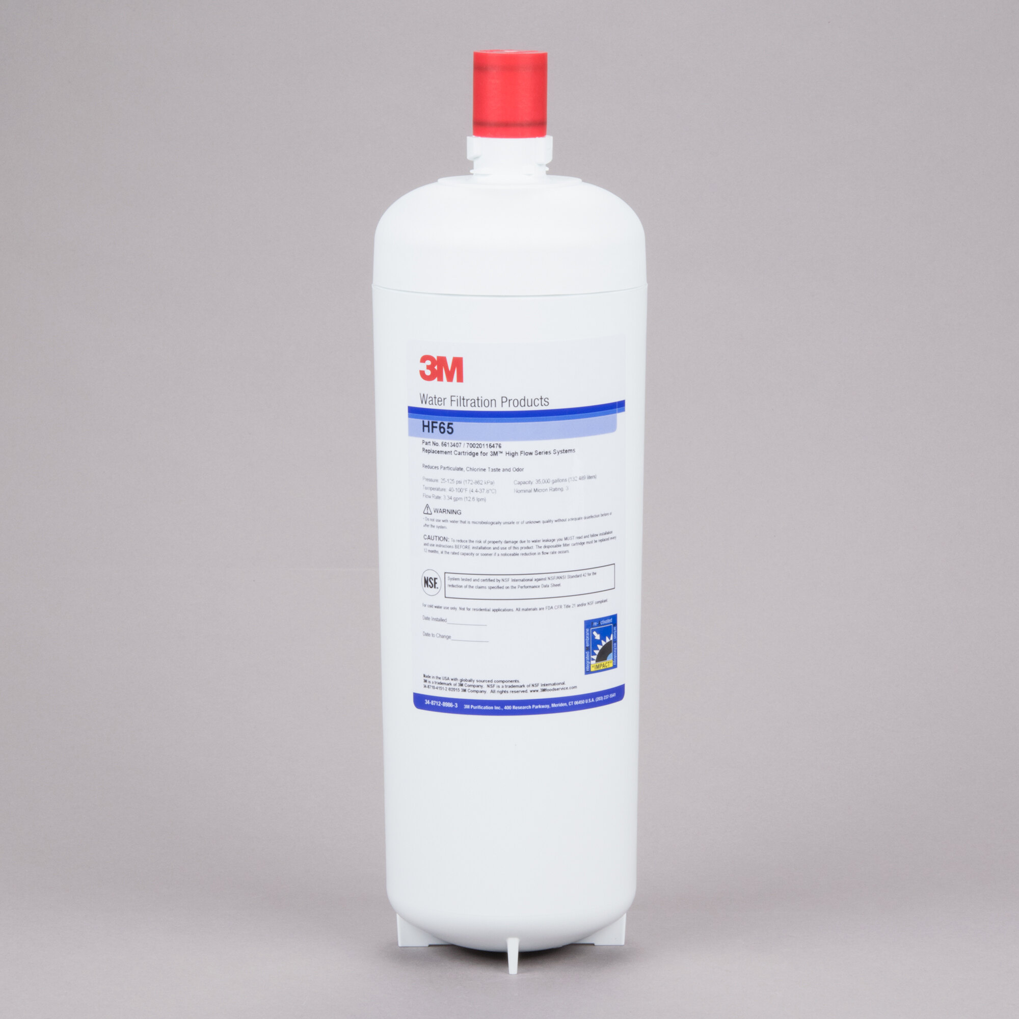 3M Water Filtration Products HF65 Replacement Cartridge for SF165 ...