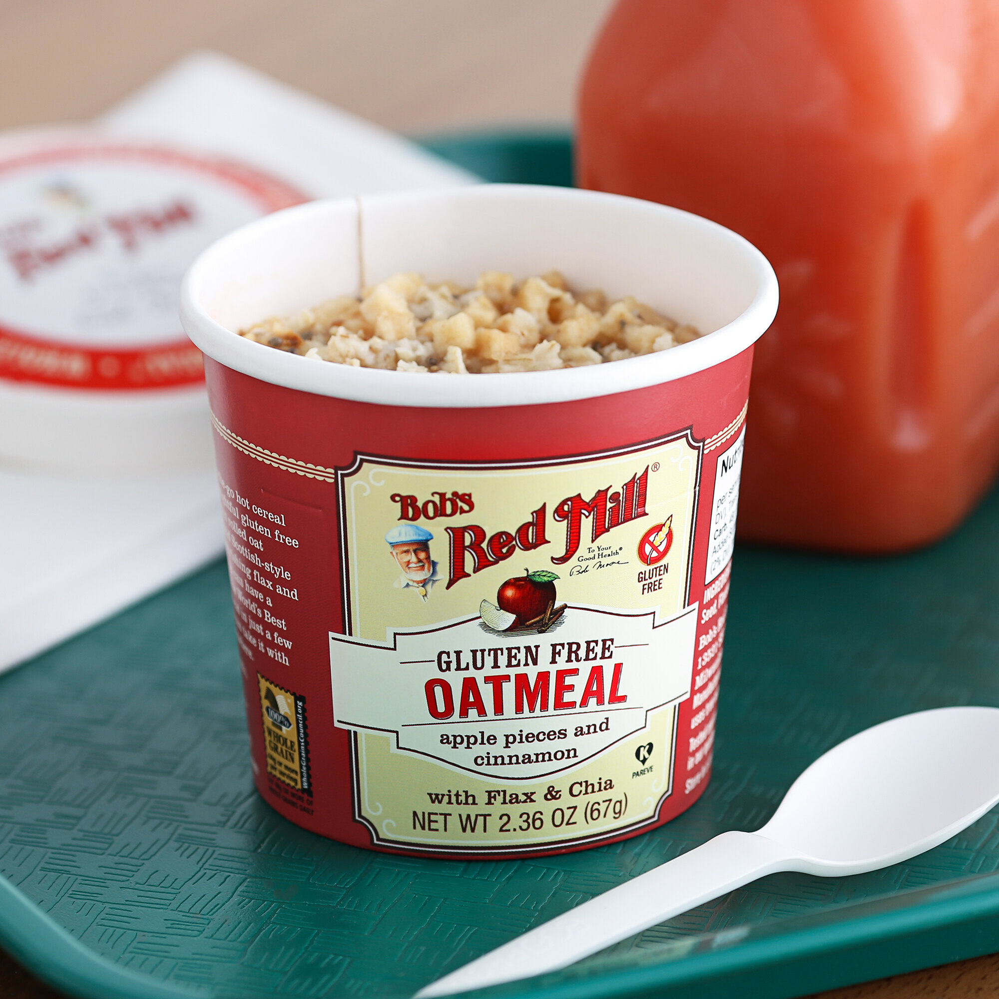 Bob's Red Mill Oatmeal Cups, Cinnamon, Gluten-Free - 12/Case