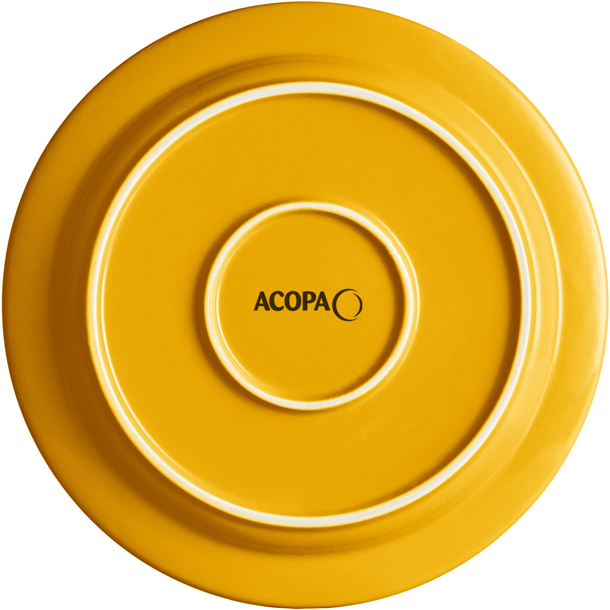 Sample - Acopa Capri 9" Mango Orange Stoneware Plate