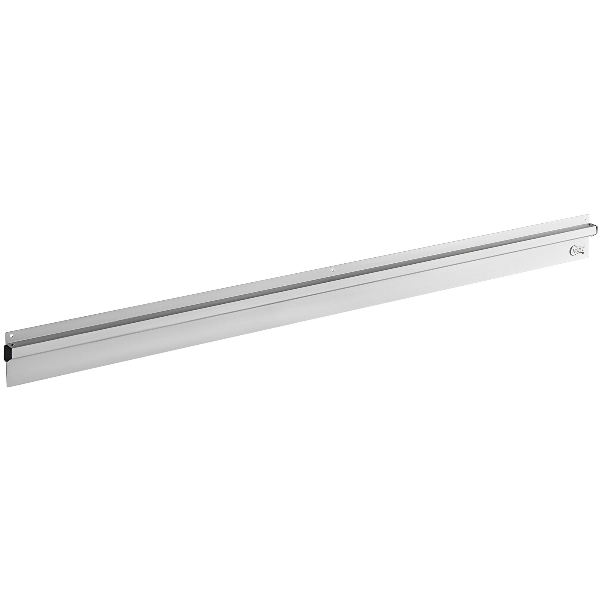 Choice 48" x 3 1/2" Aluminum Wall Mounted Ticket Holder