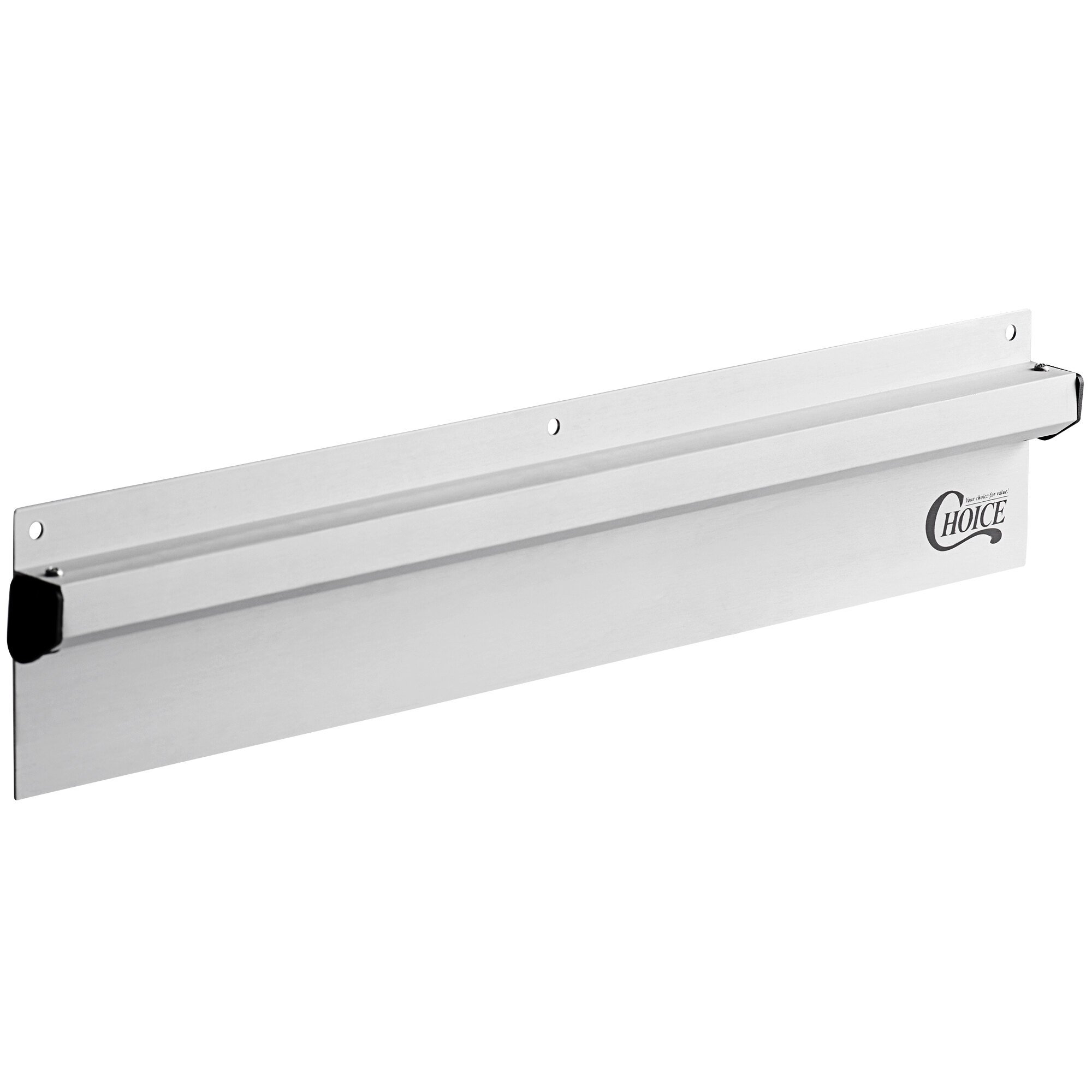 Choice 18" x 3 1/2" Aluminum Wall Mounted Ticket Holder