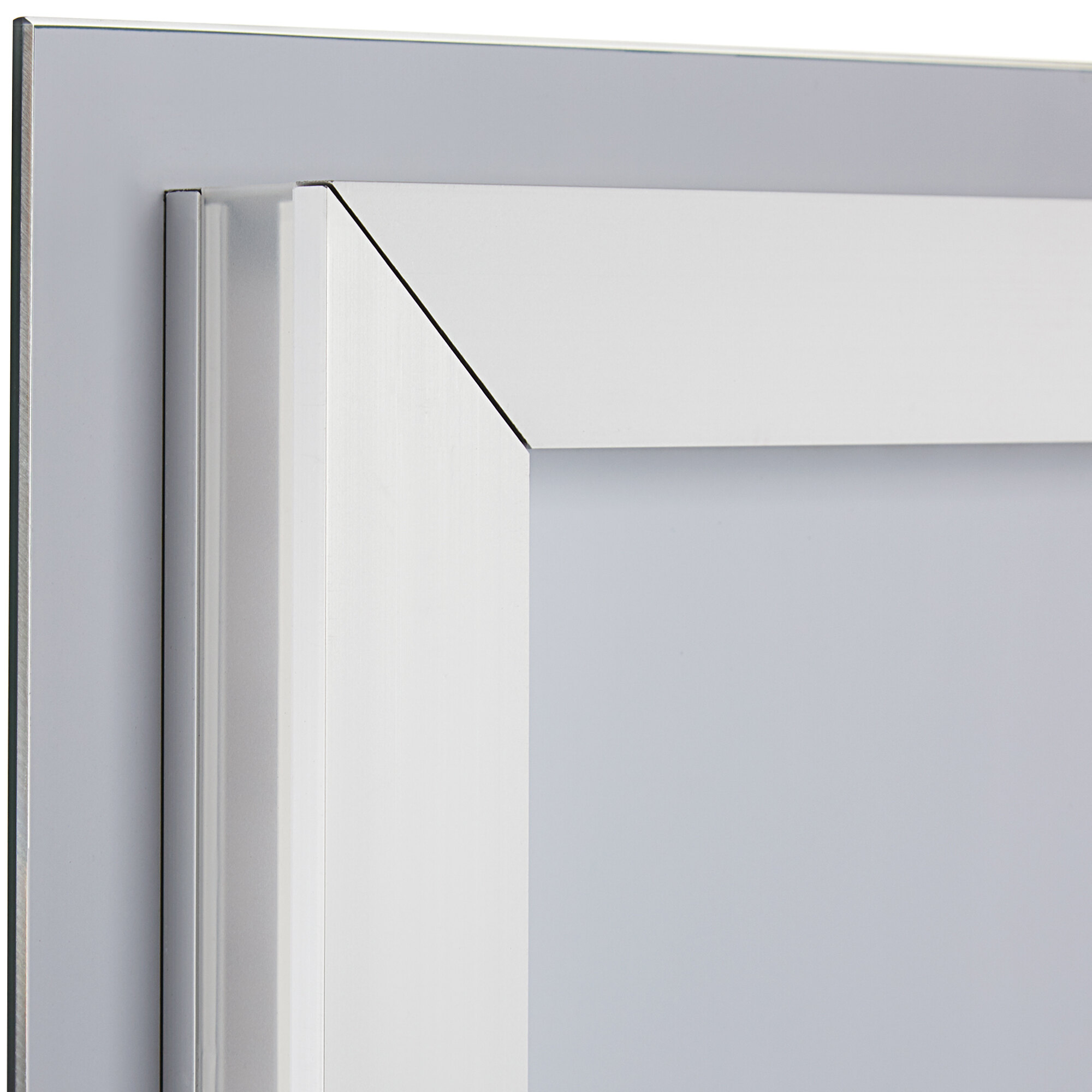 Bobrick B-164 24" x 42" Reversible LED Backlit Surface Mounted Mirror