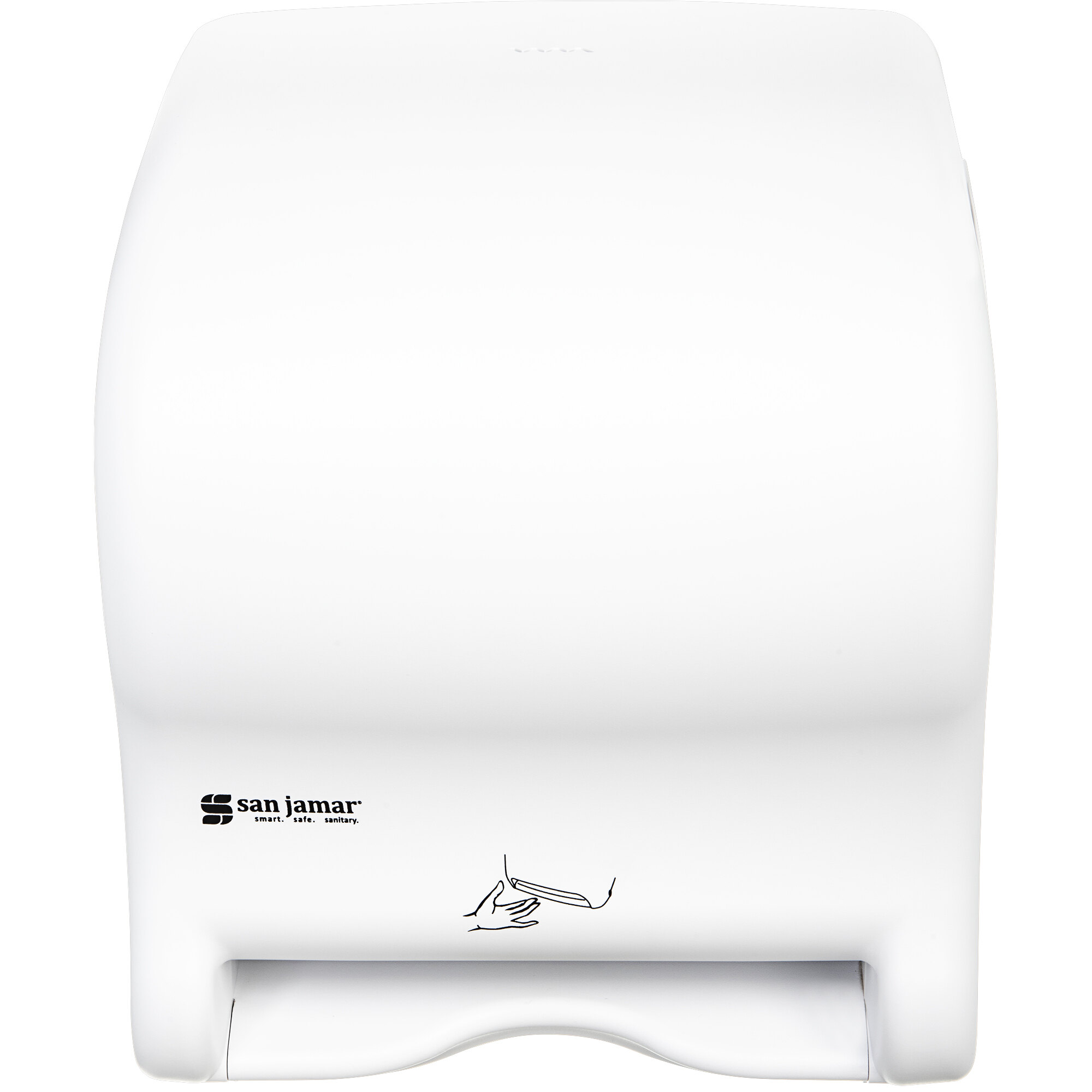 San Jamar T8400WH Smart Essence Classic Hands Free Paper Towel ...