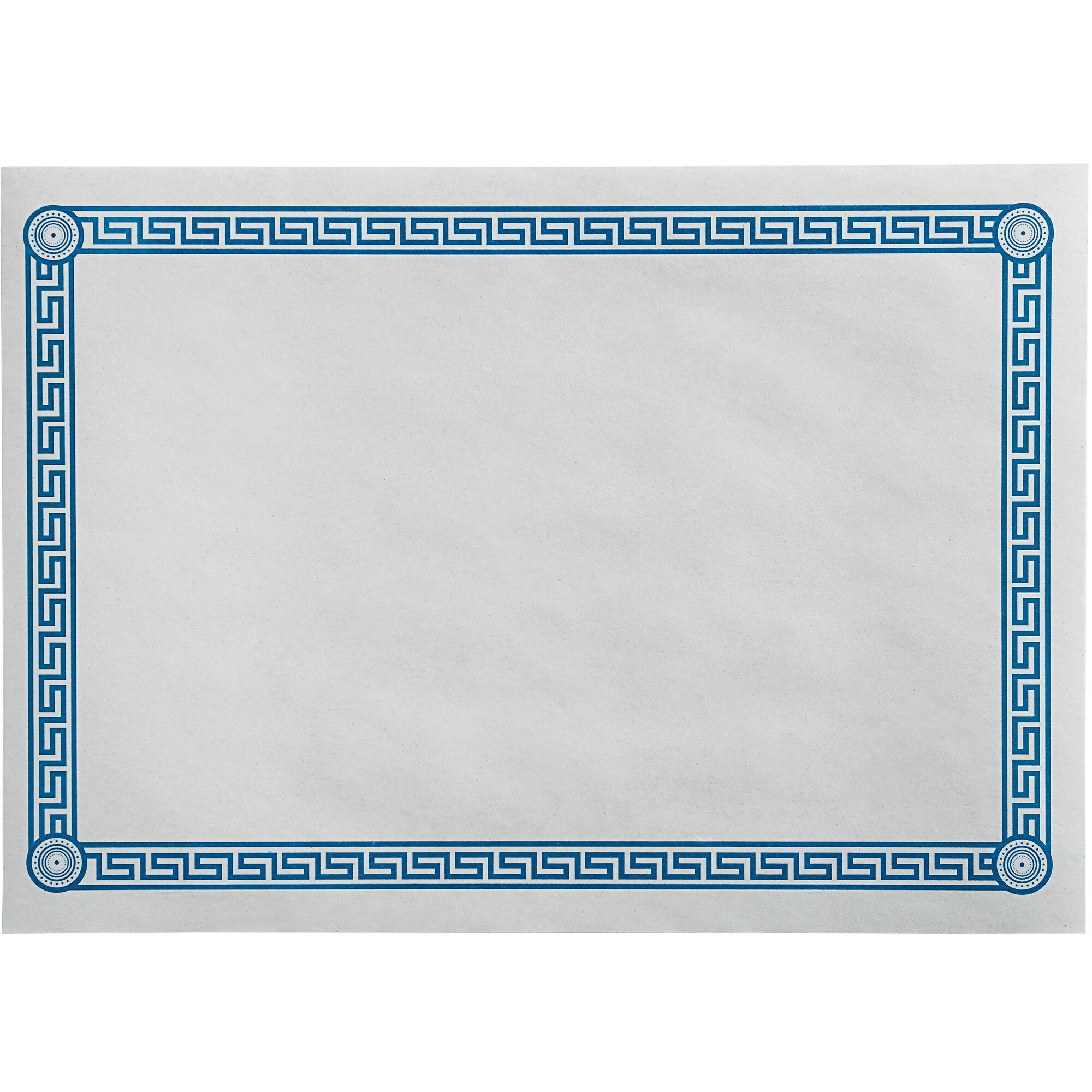 10" x 14" Greek Key Blue Placemat - 1000/Case