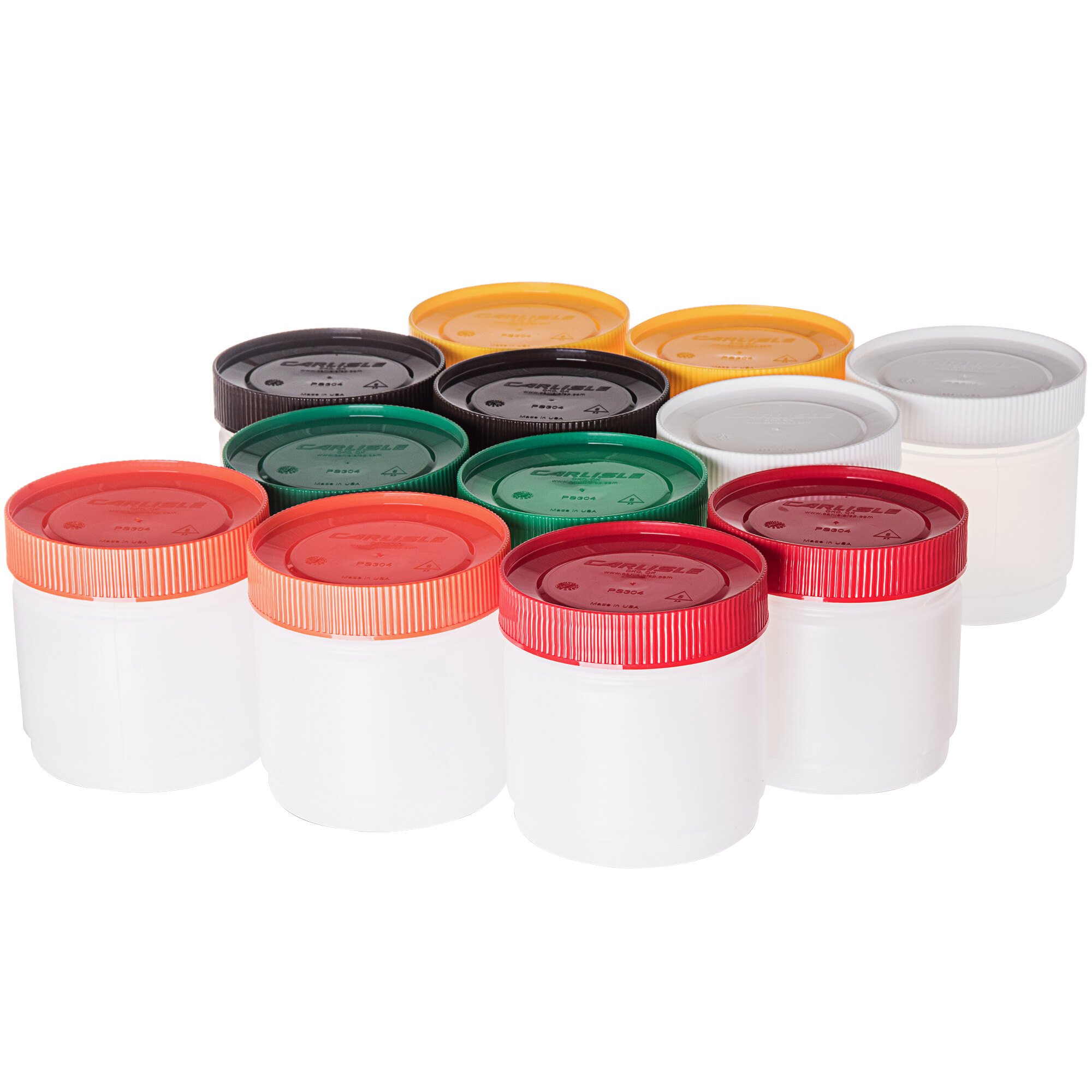 Carlisle PS502N00 Store N' Pour® 1 Pint / 16 oz. Containers with ...