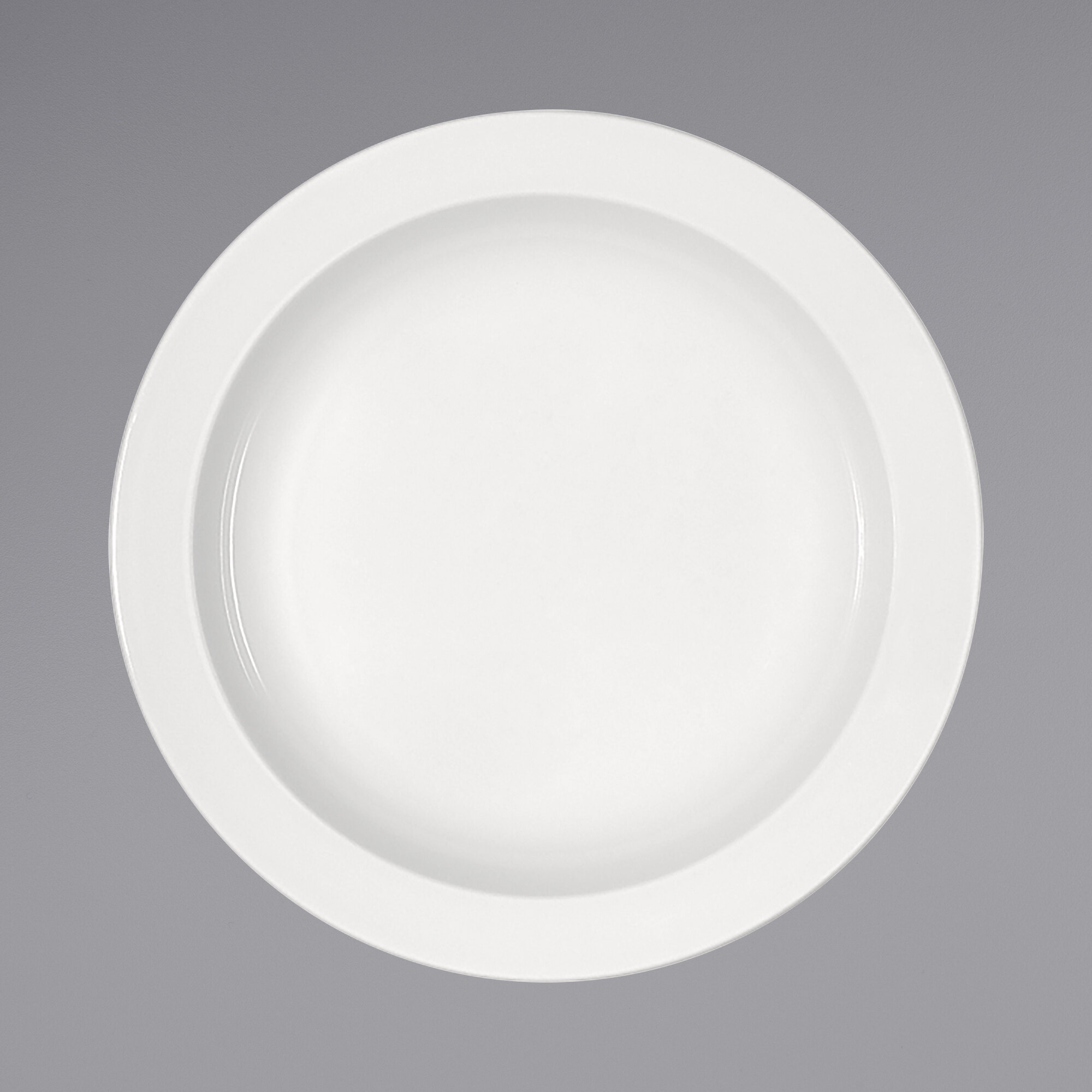 Bauscher by BauscherHepp 110122 B1100 8 7/16" Bright White Round ...