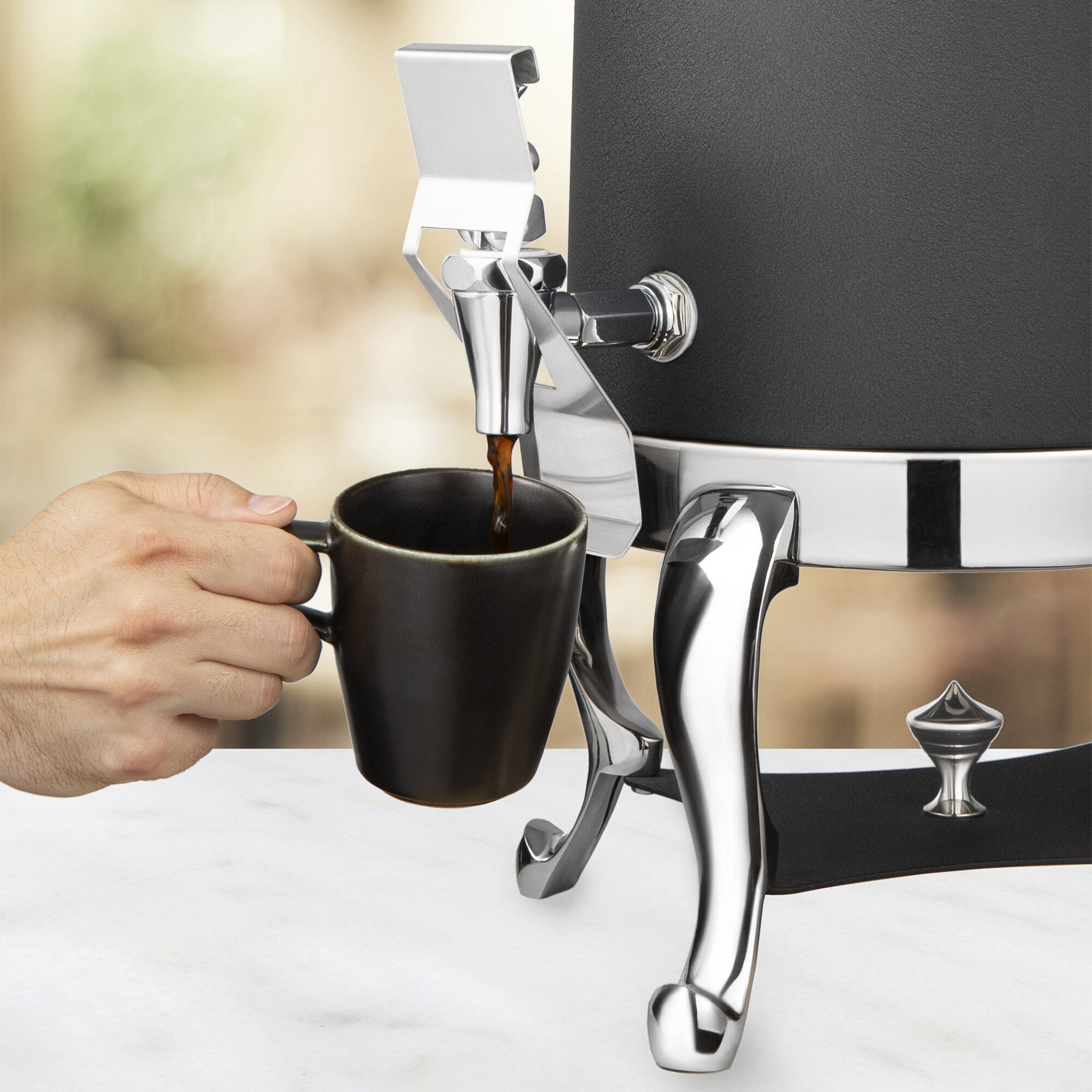 Bon Chef 87005 Hands-Free Stainless Steel Spigot Adapter for Beverage ...