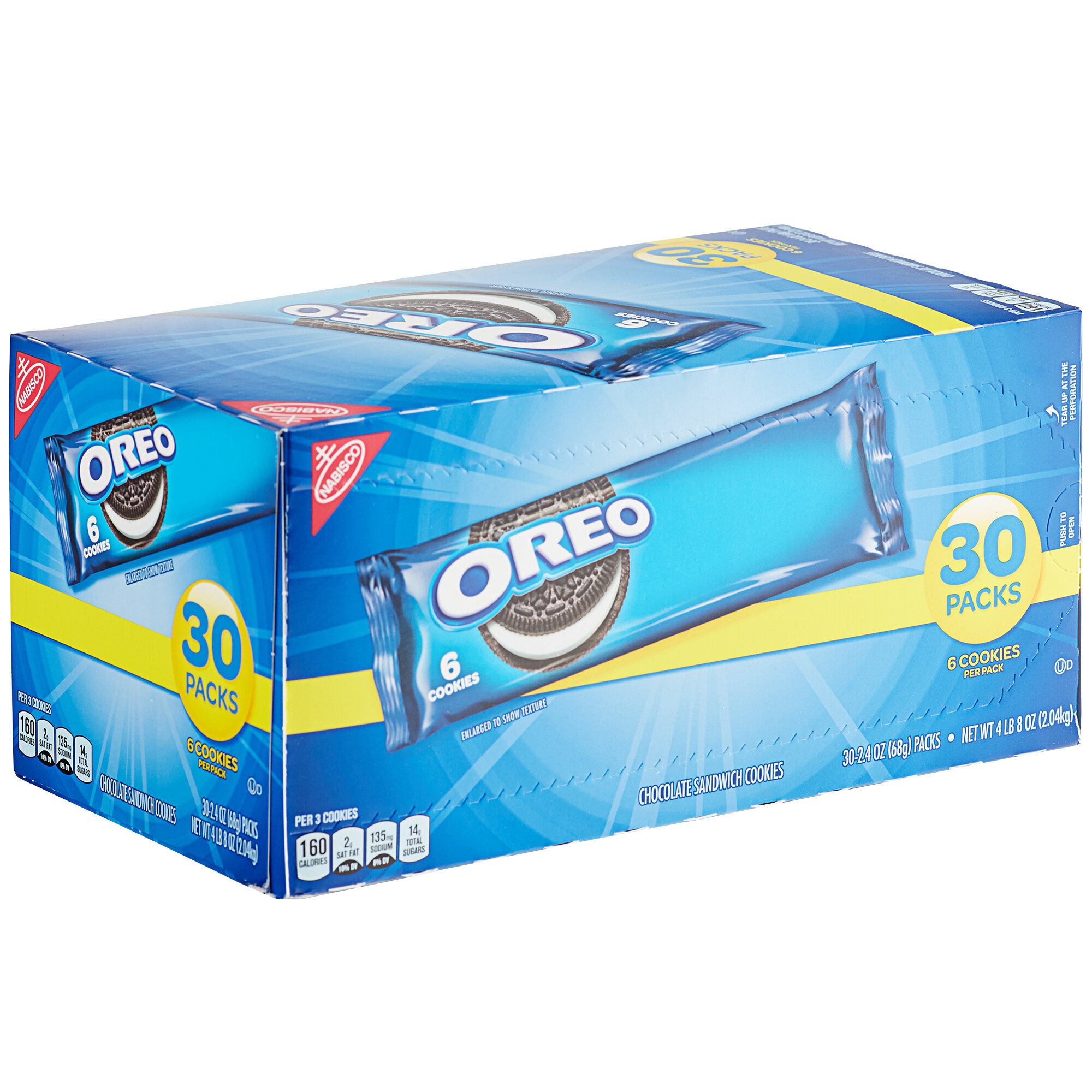 Nabisco Oreo 6-Count (2.4 oz.) Cookie Sleeve - 120/Case
