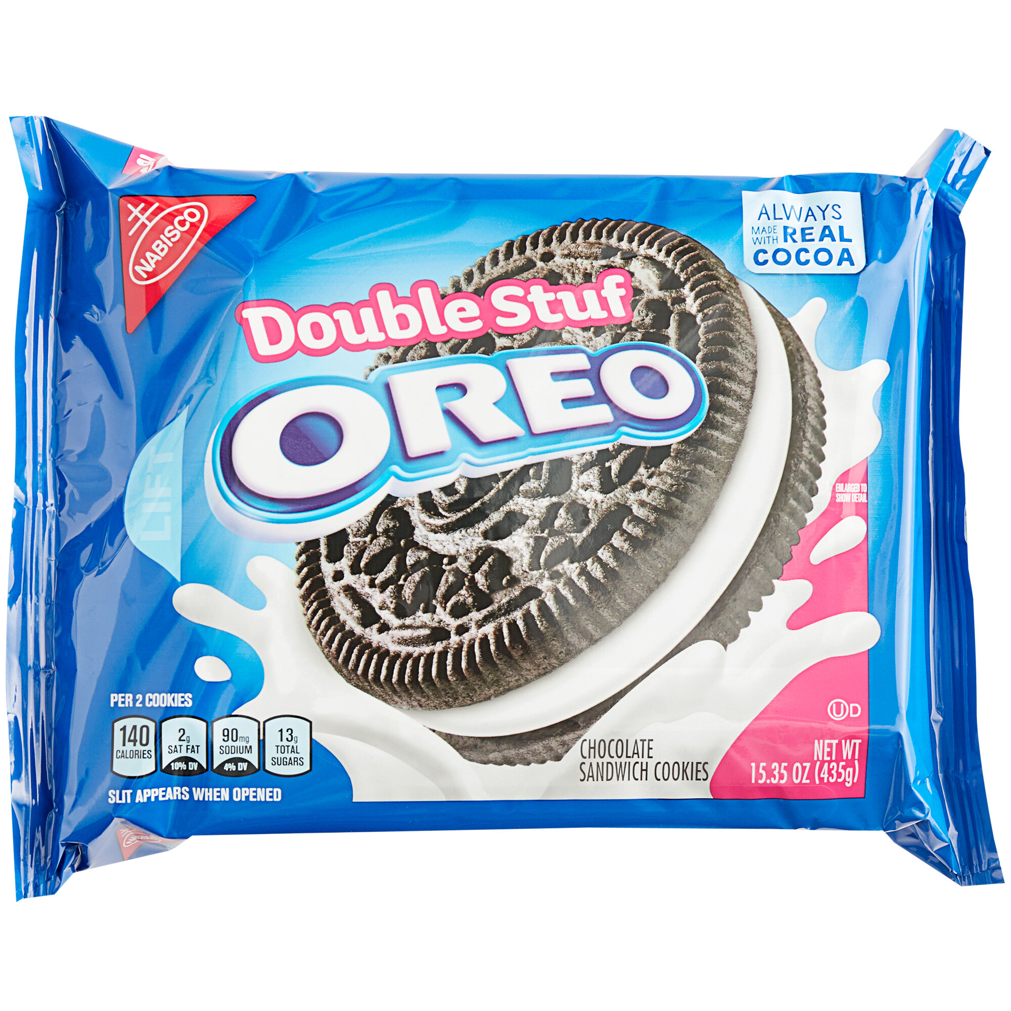 Nabisco Oreo 15.35 oz. Double Stuf Cookie Trays - 12/Case
