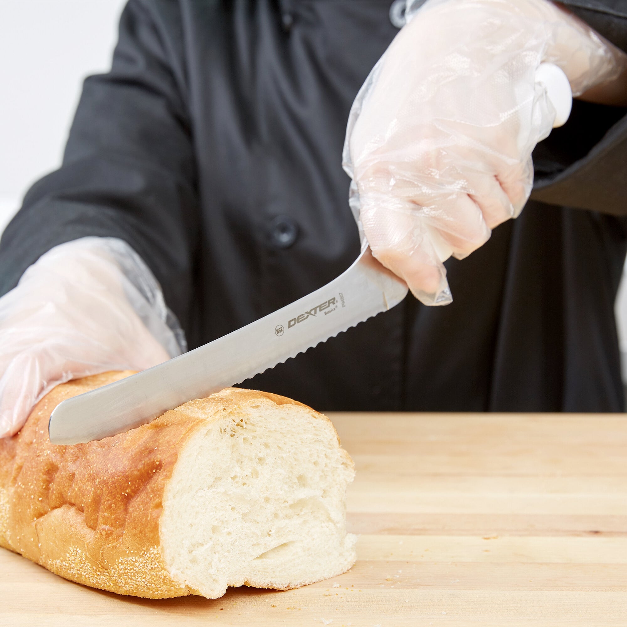 Dexter-Russell 31606 7 1/2" Offset Serrated / Wavy Edge Bread and ...