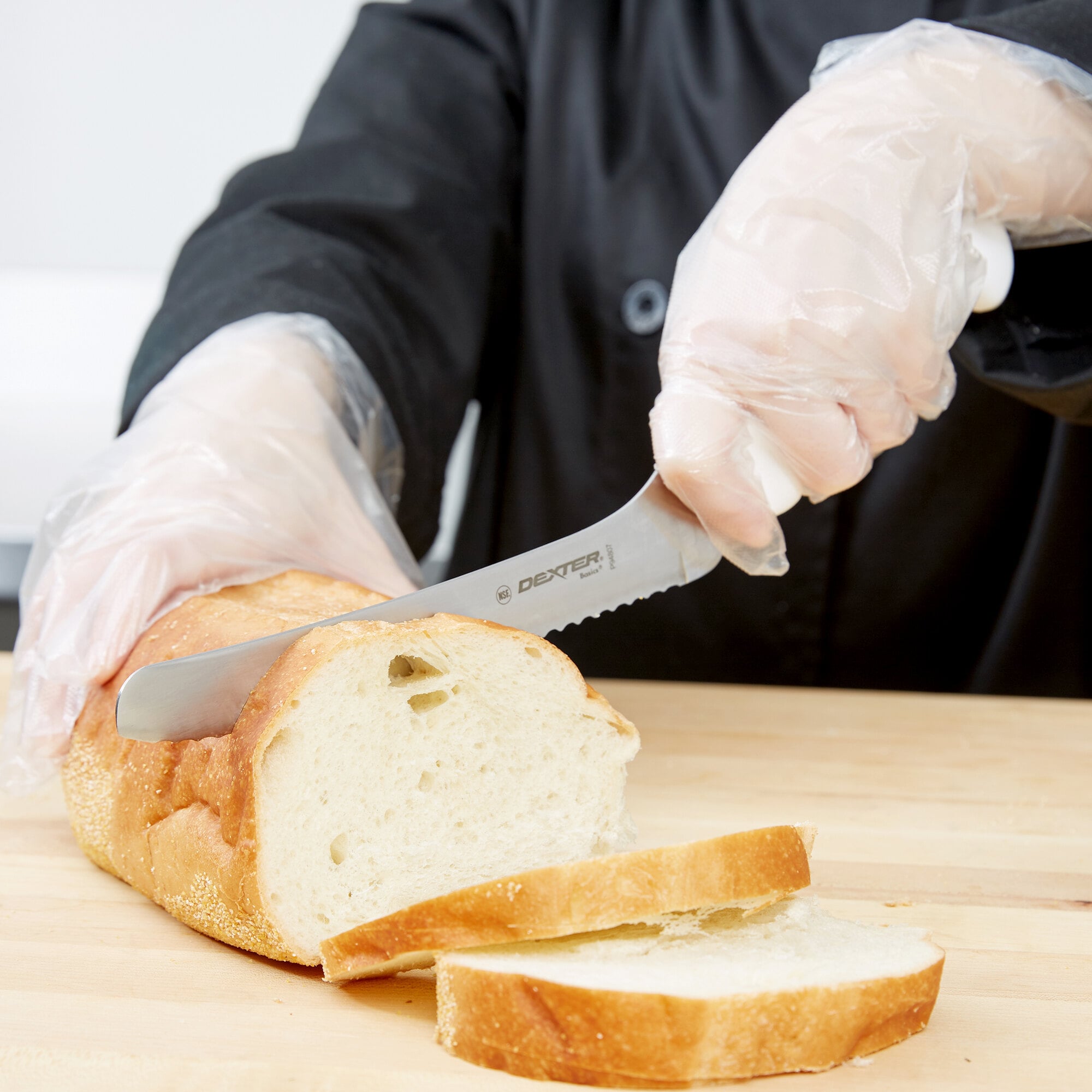 Dexter-Russell 31606 7 1/2" Offset Serrated / Wavy Edge Bread and ...