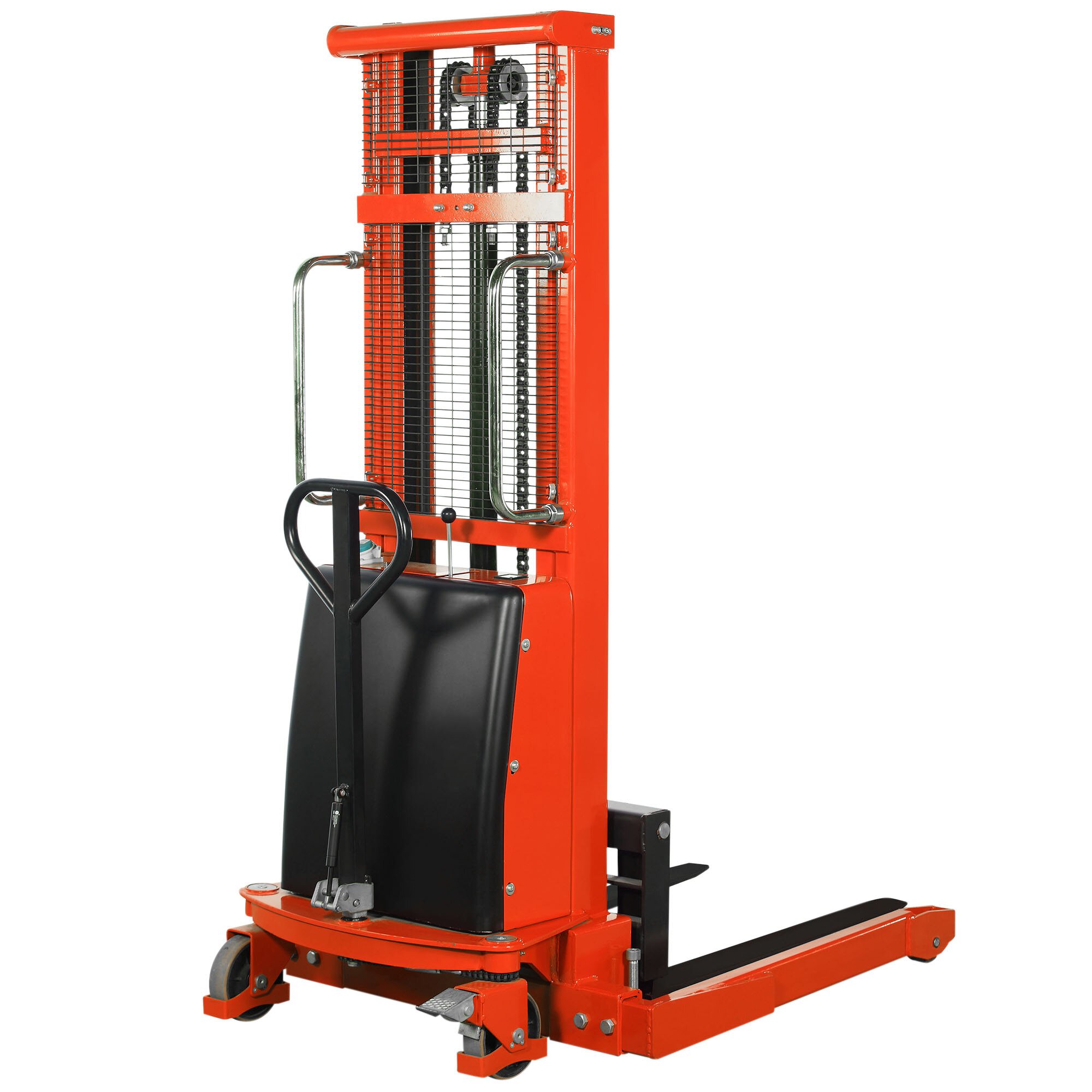 Ballymore BALLYPAL22AG138 2,200 lb. Semi-Powered Dual Mast Fork Stacker ...