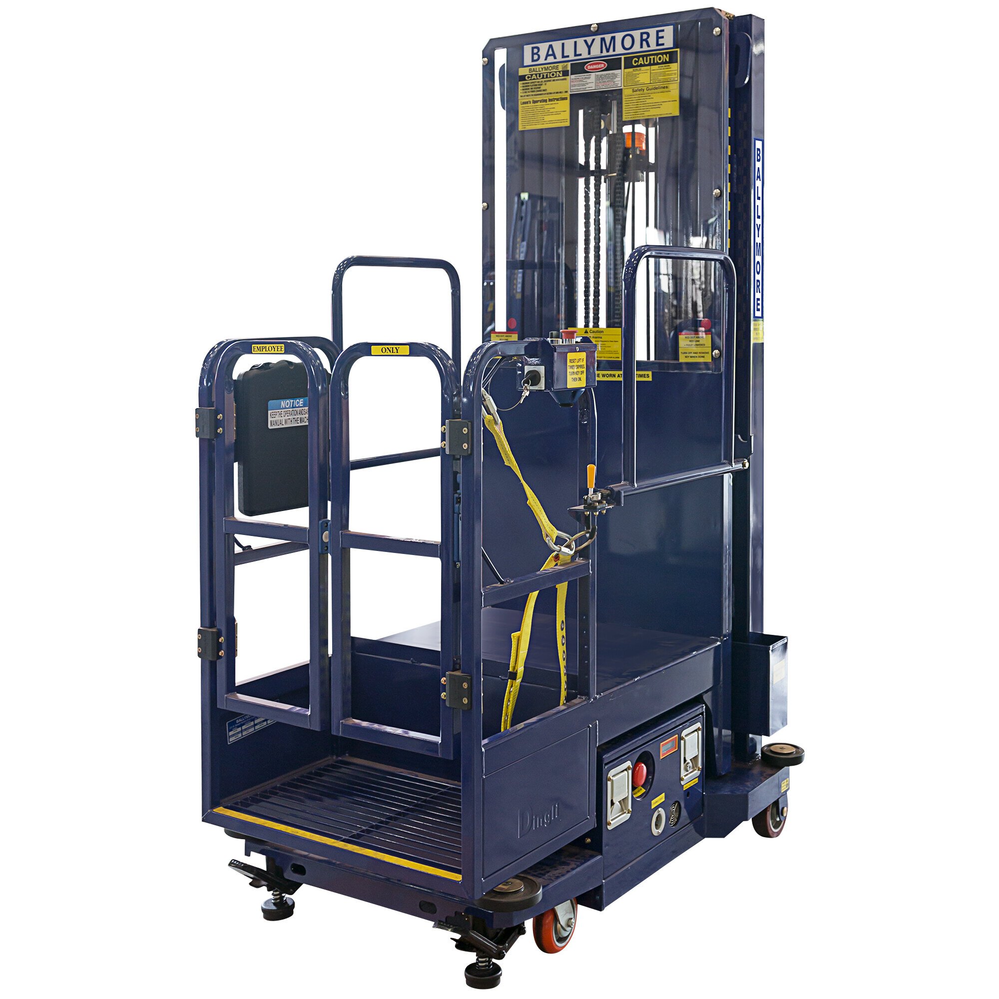 Ballymore PS-15 21' Battery-Powered Hydraulic Stocking Lift with 32" x ...