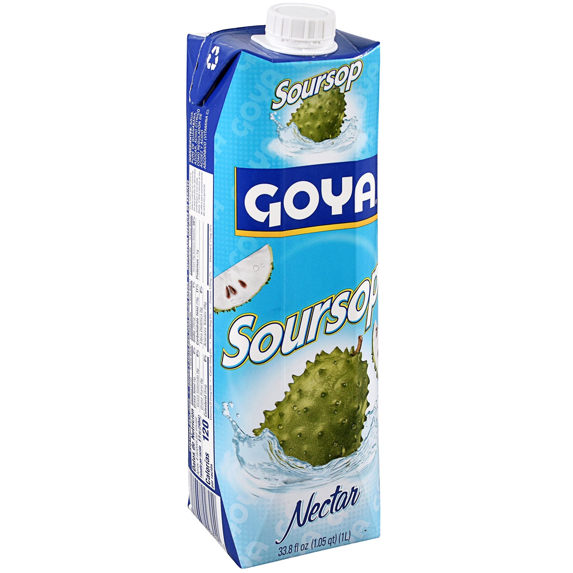 Goya 33.8 fl. oz. Soursop / Guanabana Nectar - 12/Case