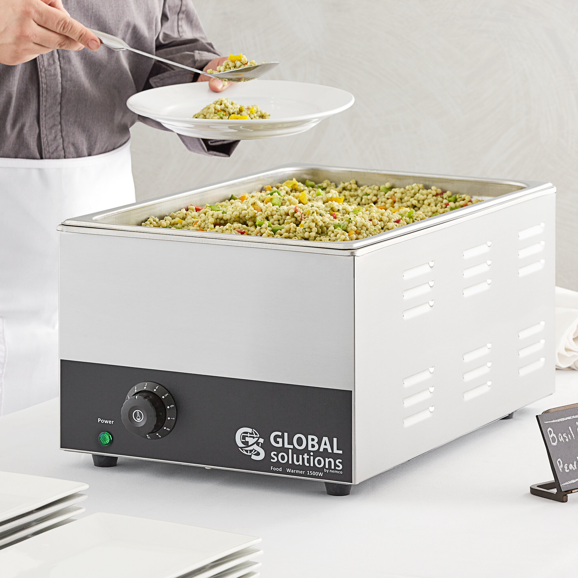 Global Solutions GS1665 12" x 20" Full Size Electric Countertop Food ...