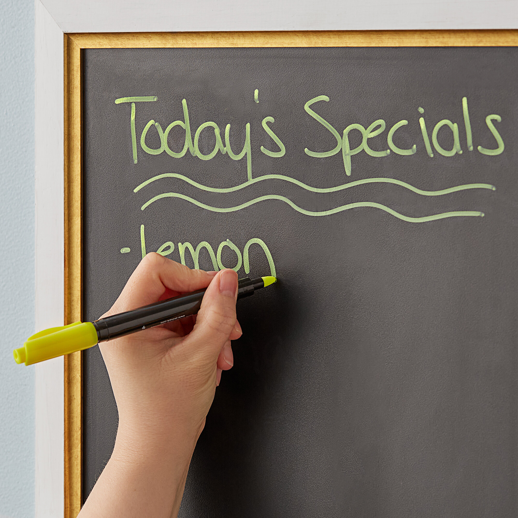 DriMark CH88-95/10PK Bullet Tip Yellow Chalk Markers - 10/Pack