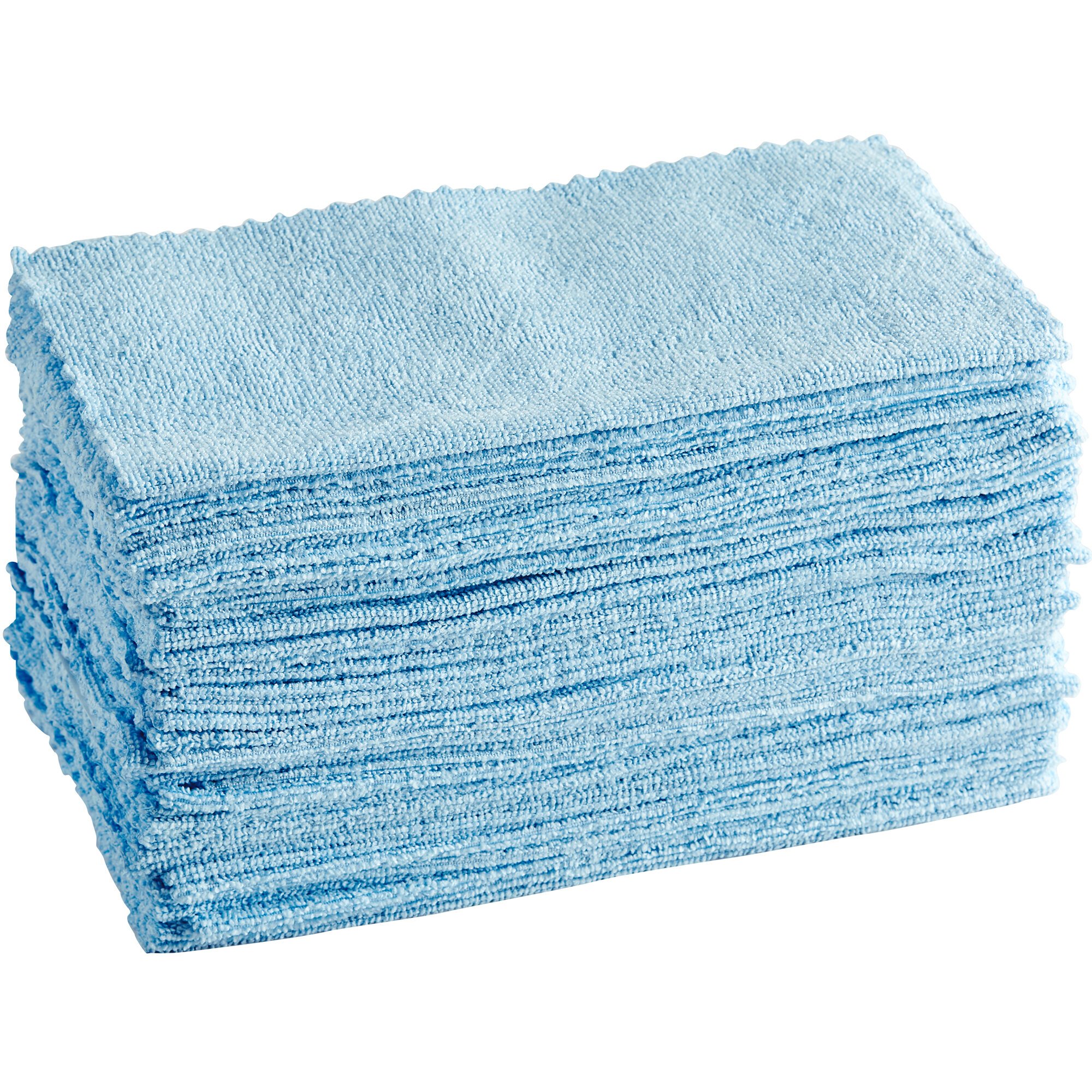Unger MicroWipe Pro Blue Microfiber Cloth MP30B - 50/Pack
