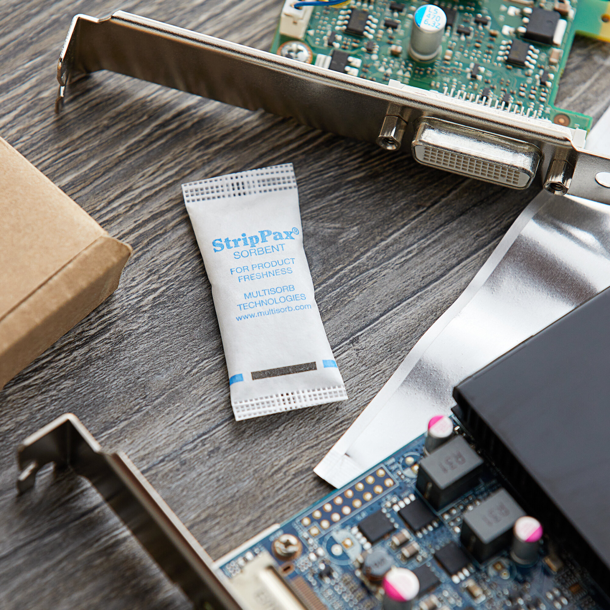 Multisorb StripPax 2 Gram Desiccant Silica Packet 02-30021CG109 - 3600/Case