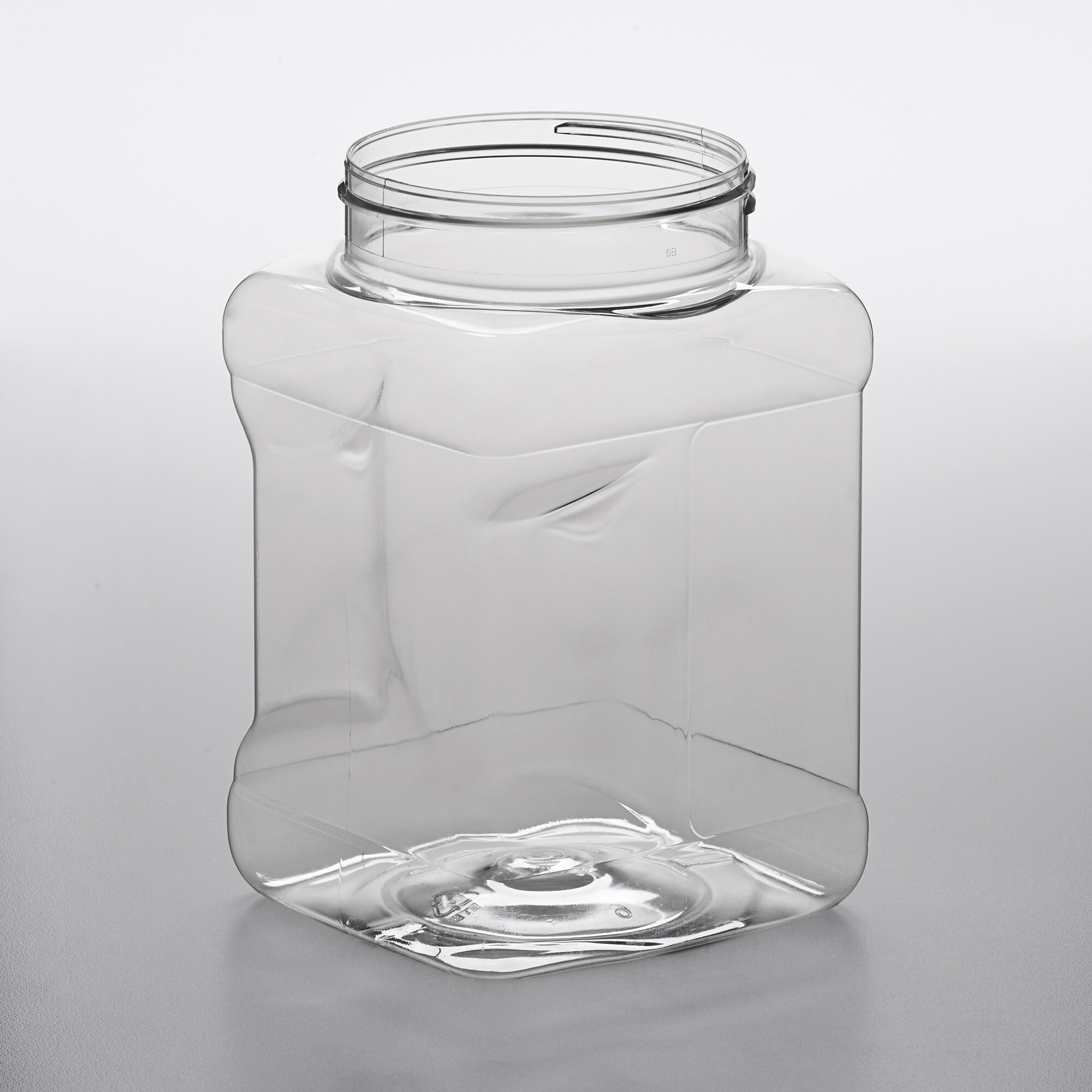 48 oz. Square PET Plastic Jar