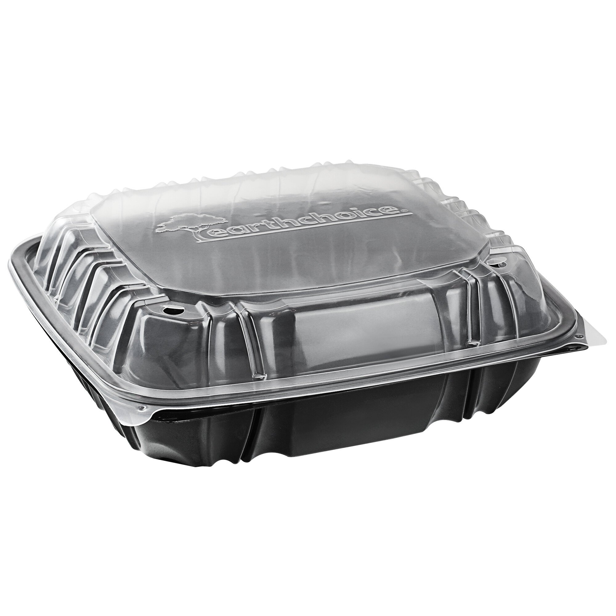 Pactiv Earthchoice Dual-Color Vented Microwavable 1-Compartment Hinged ...