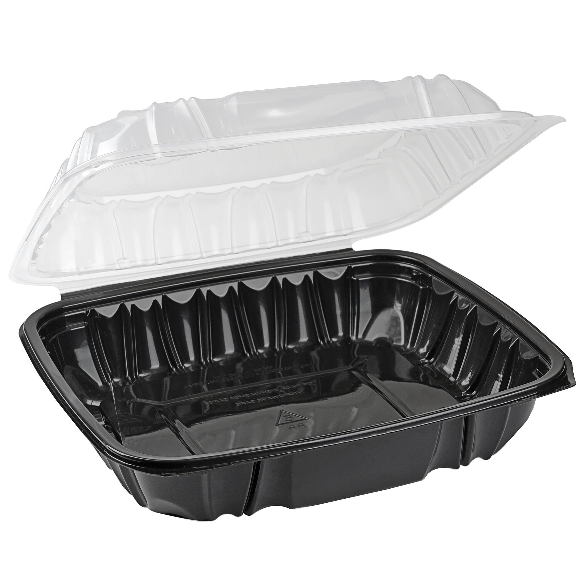 Pactiv Earthchoice Dual-Color Vented Microwavable 1-Compartment Hinged ...