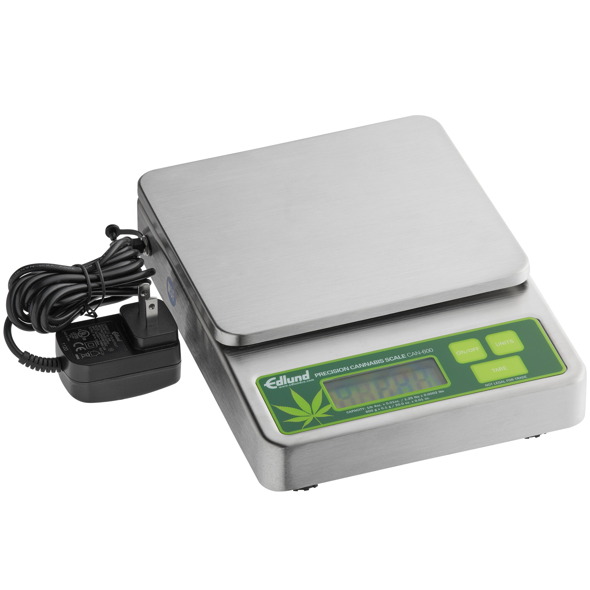 Digital Cannabis Scale - 600g Precision Weighing | WebstaurantStore