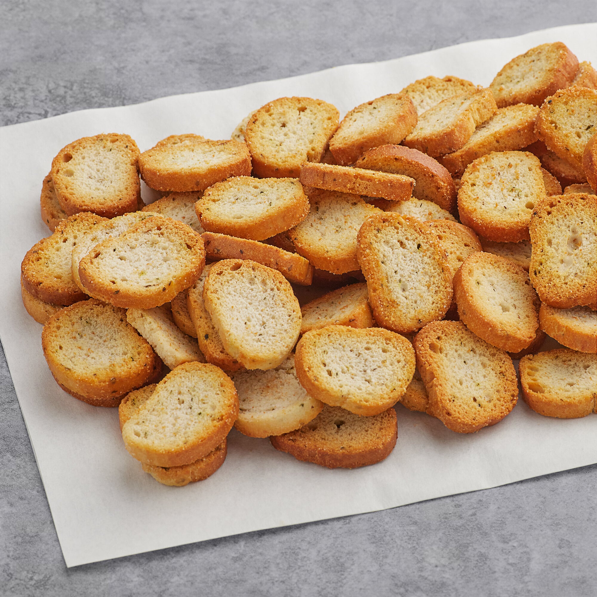 Meliora Garlic Herb Mini Bruschette Toast 5.3 oz. - 10/Case