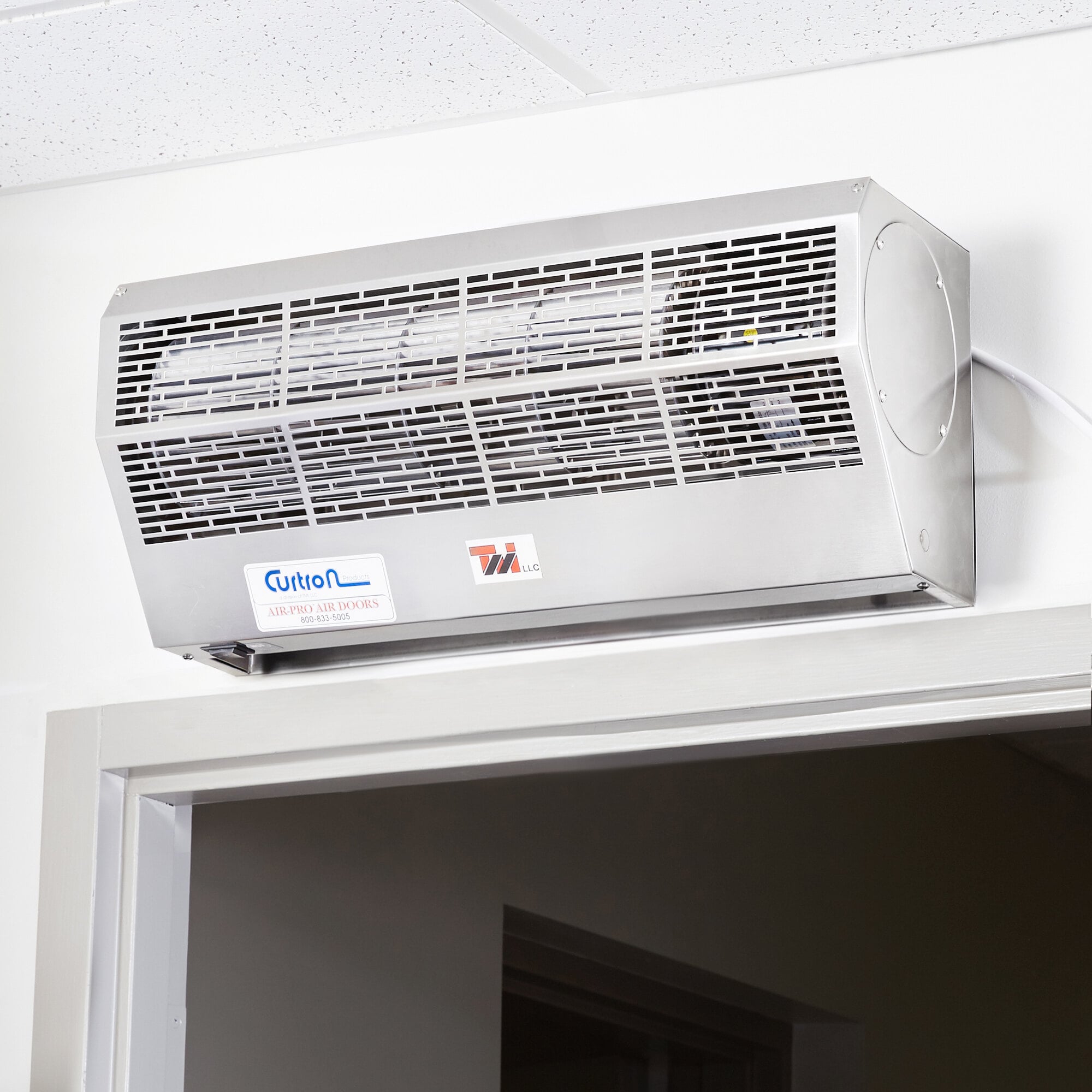 Curtron AP-2-24-1-SS Air Pro Air Curtain Insect Door 24" - 120V