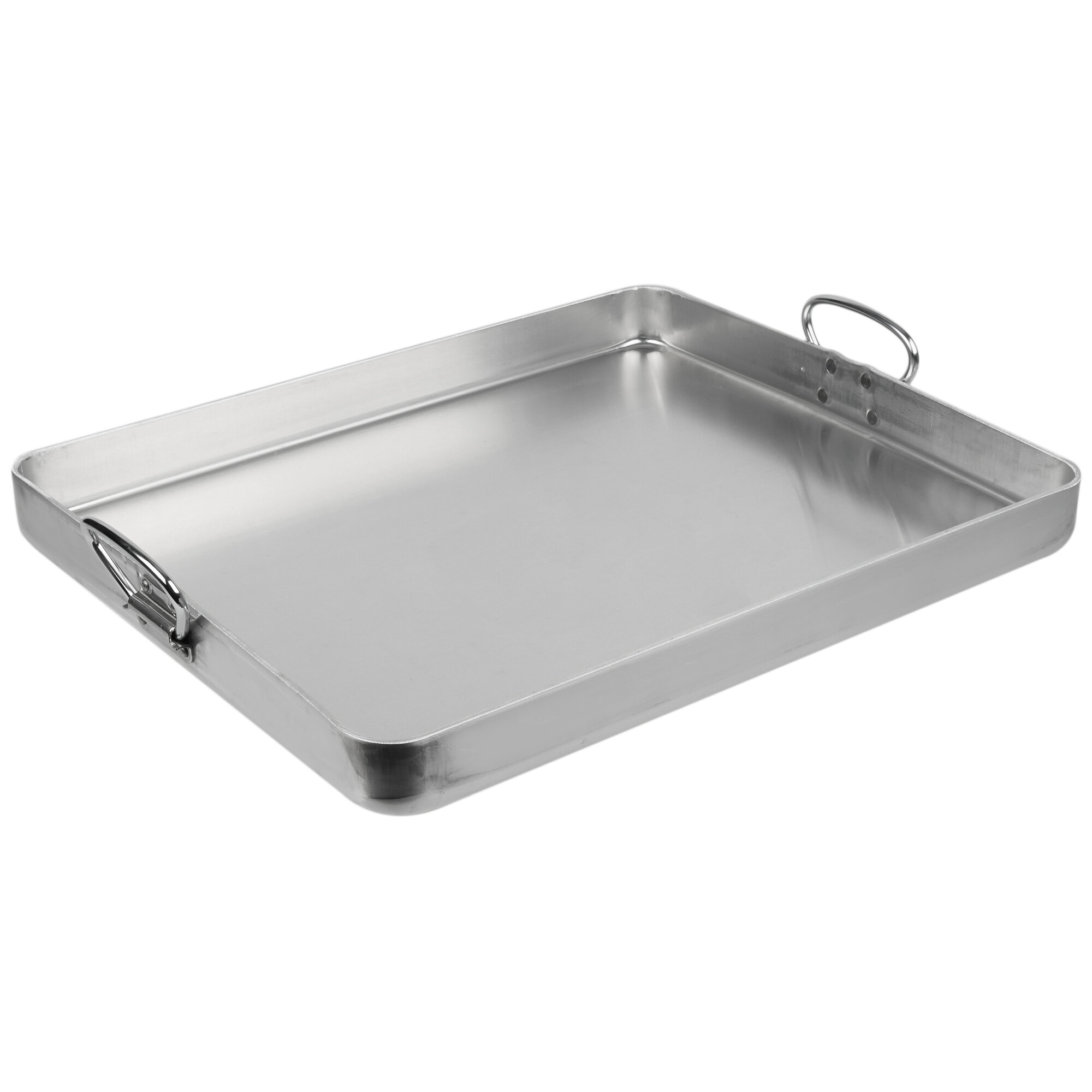 Vollrath 68390 Wear-Ever 42 Qt. Aluminum Double Roaster Pan - 21 5/8" x ...