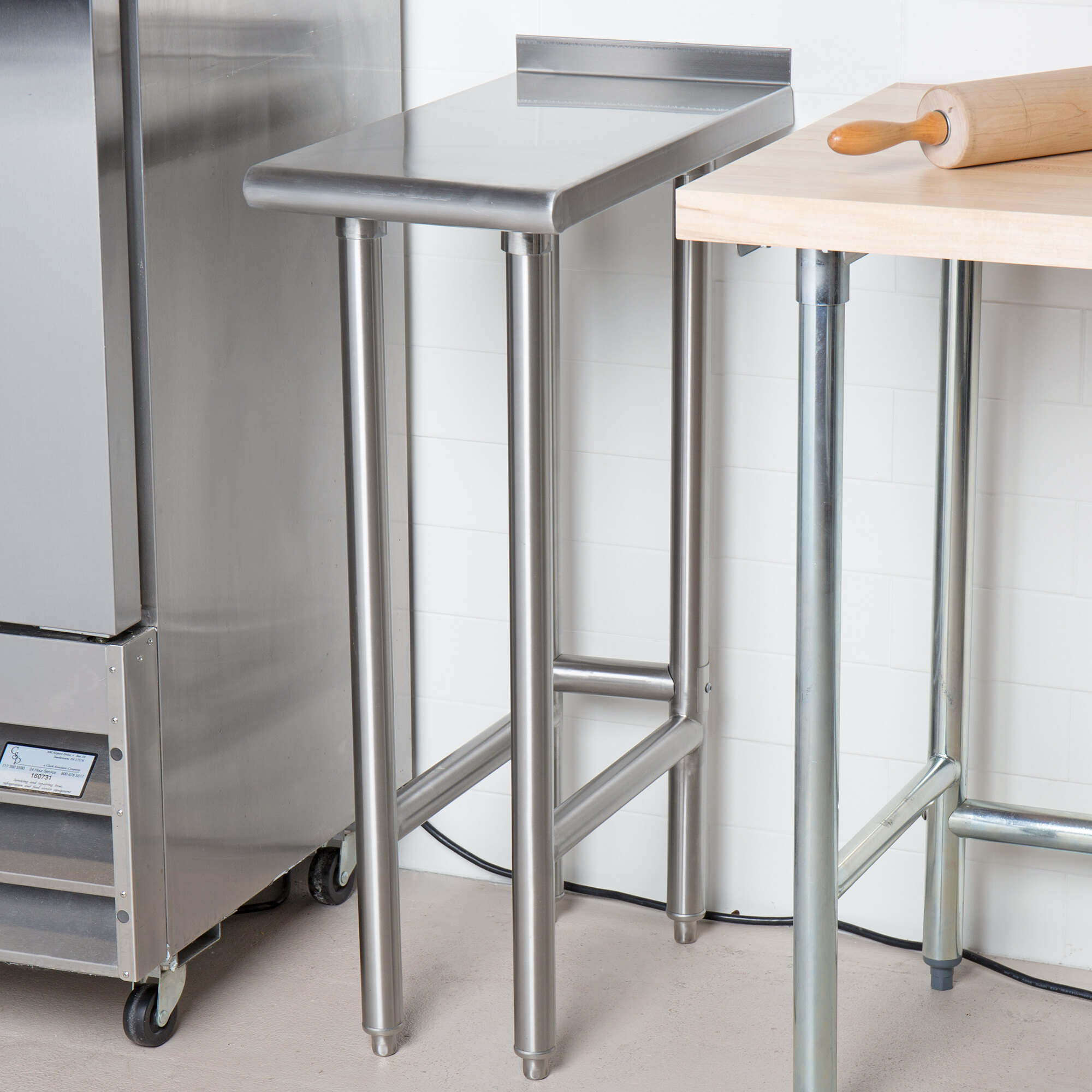 Advance Tabco TFMS-122 12" x 24" Equipment Filler Table